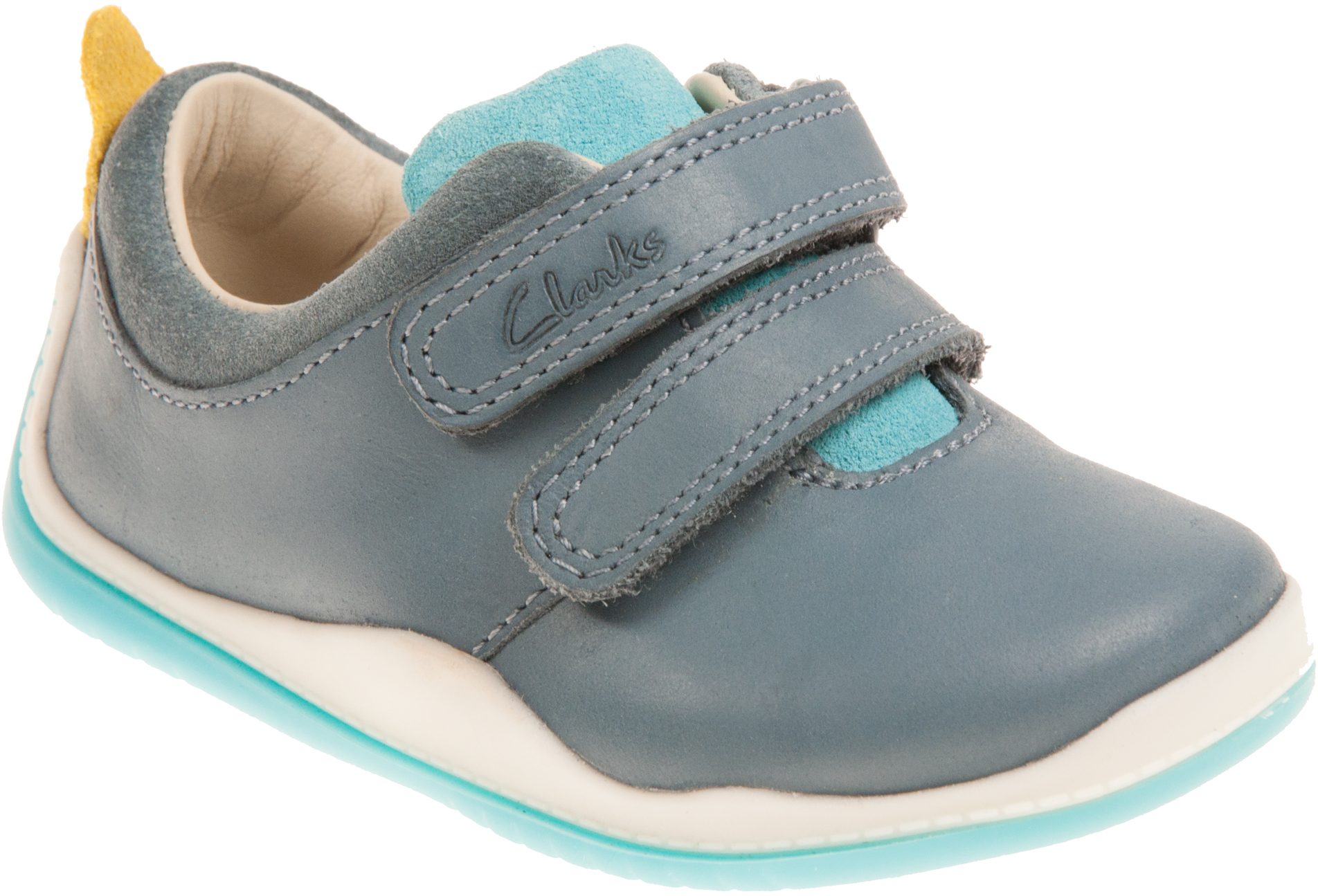 Clarks Noodle Fun Toddler Steel Blue 26178022 - Boys Shoes - Humphries ...