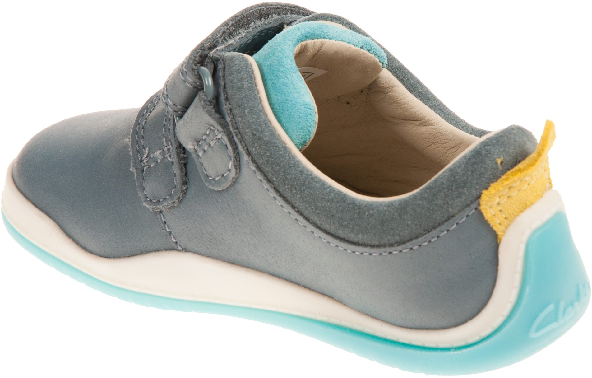 Clarks Noodle Fun Toddler Steel Blue 26178022 - Boys Shoes - Humphries ...