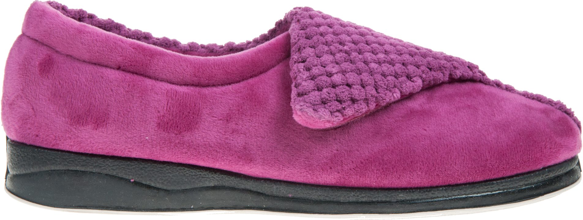Padders Hug Bordo / Popcorn 424N/5346 - Full Slippers - Humphries Shoes