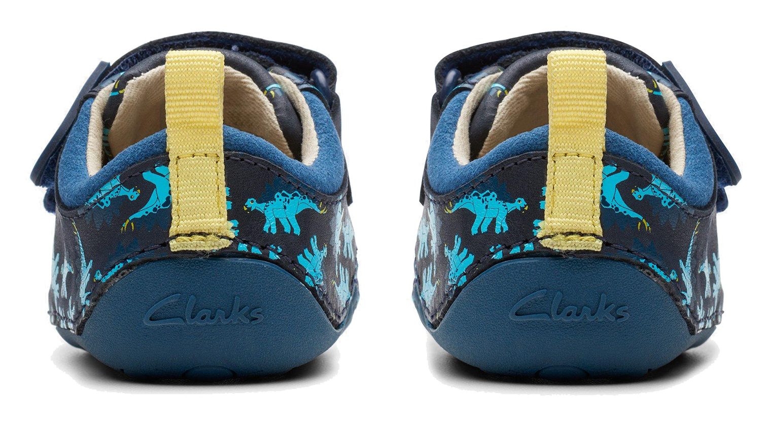 Clarks Tiny Stomp Toddler Navy Print 26175986 - Boys Shoes - Humphries ...