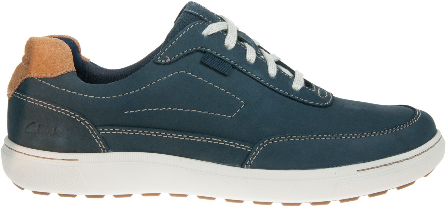 Clarks Mapstone Trail Navy Nubuck 26176896 - Casual Shoes - Humphries Shoes