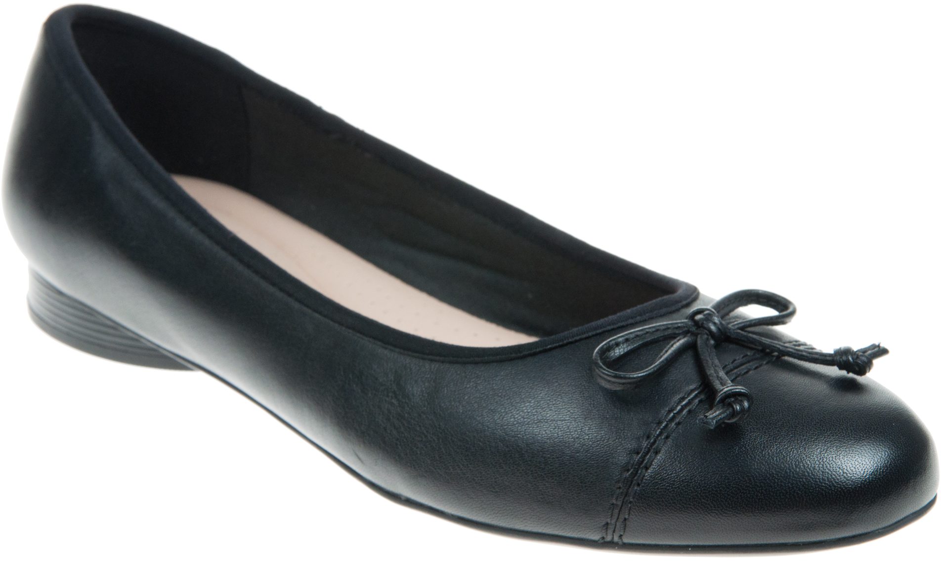 Clarks Loreleigh Rae Black Leather 26177353 - Everyday Shoes ...
