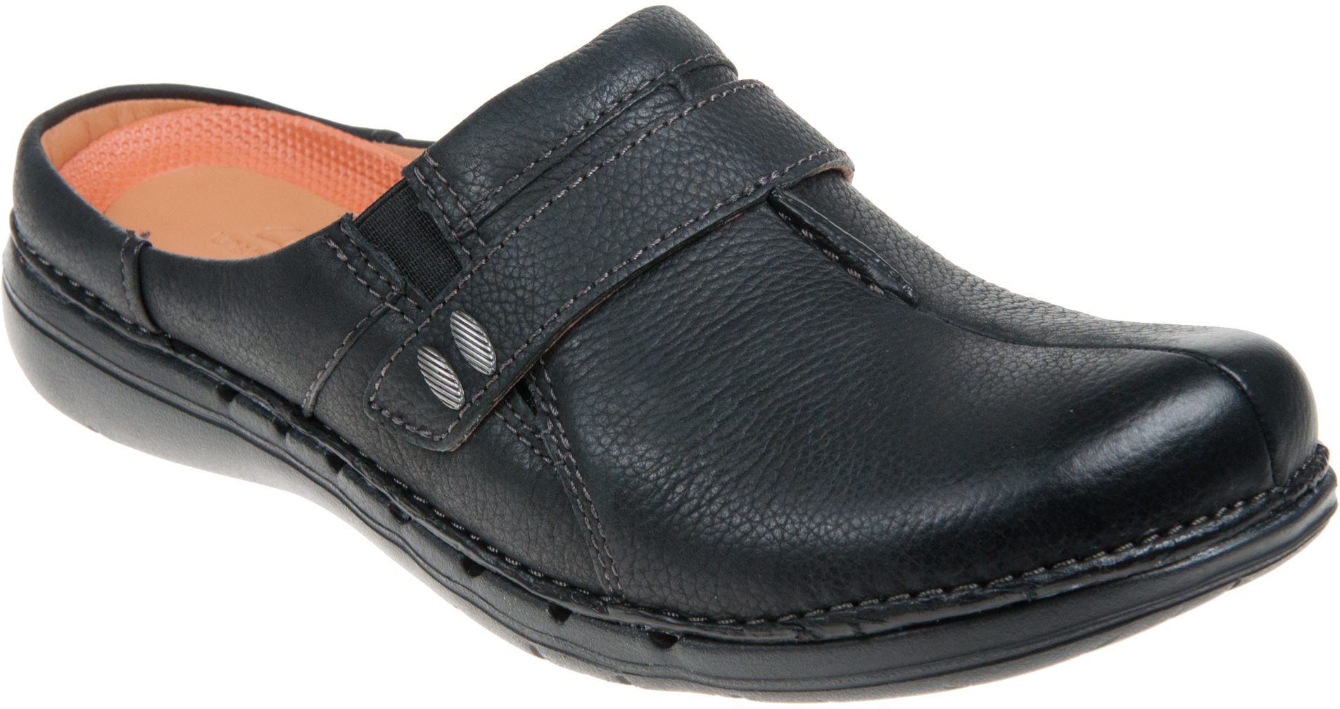 Clarks Un Loop Ease Black Leather 26174966 - Everyday Shoes - Humphries ...