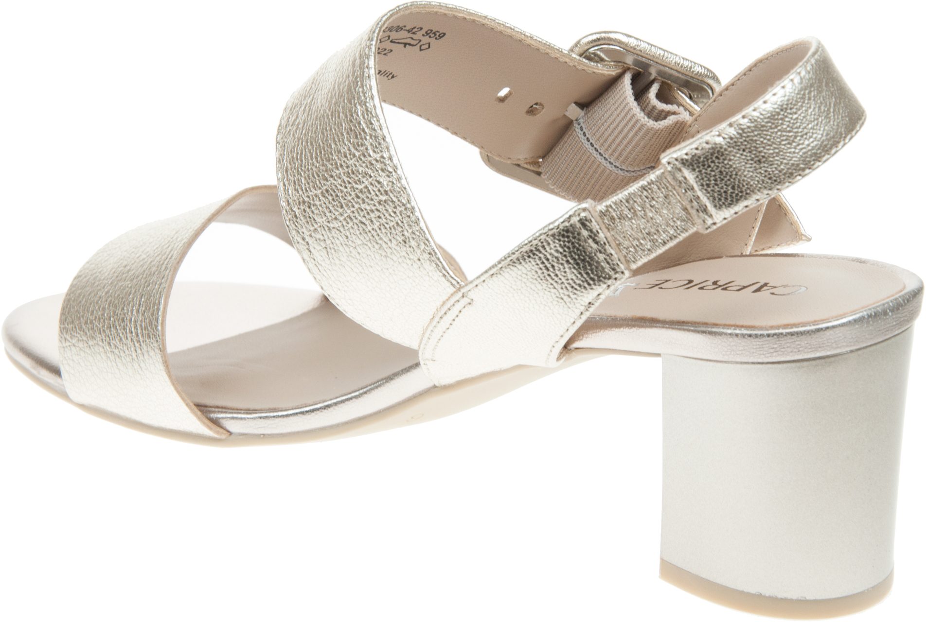Caprice 28306-42 Edison Gold Metallic 28306-42 959 - Full Sandals ...