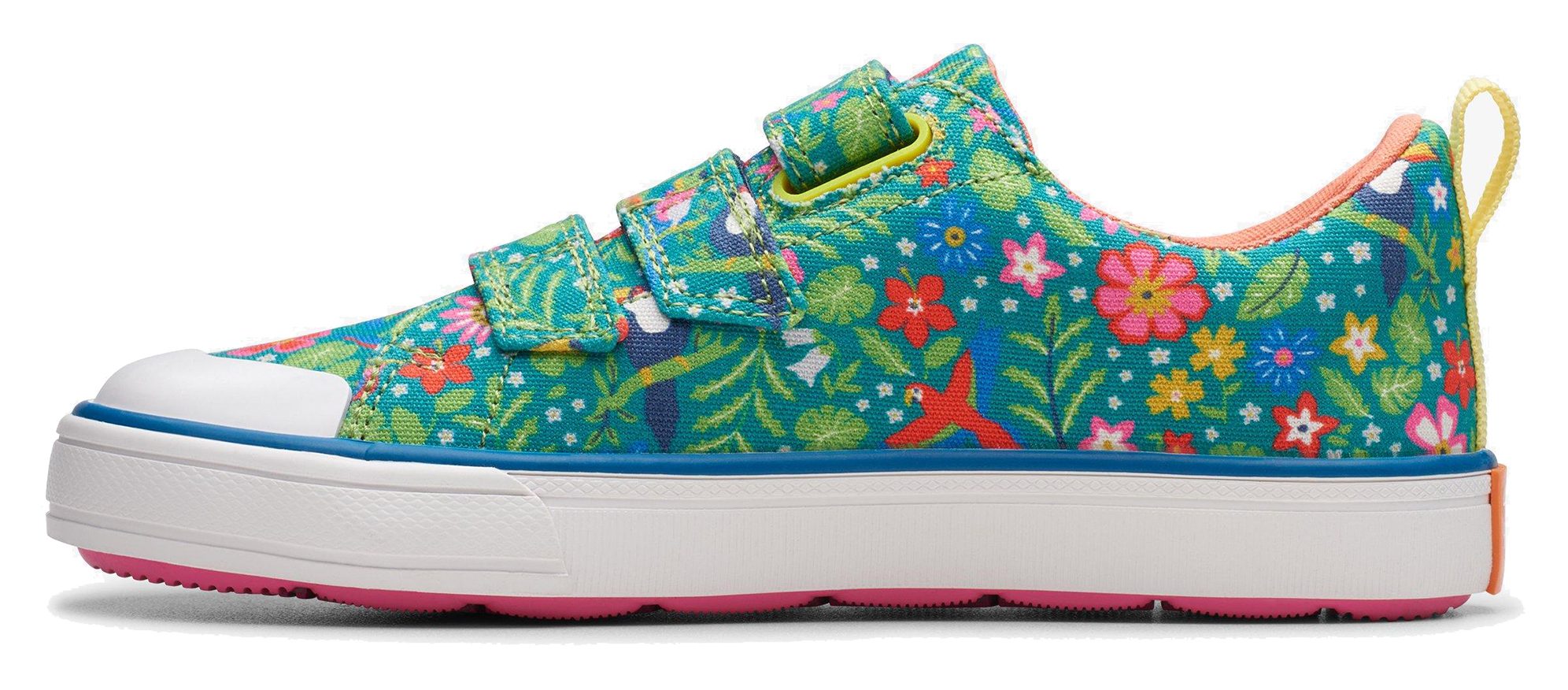 Clarks Foxing Tropic Kids Green Print 26176487 - Boys Shoes - Humphries ...