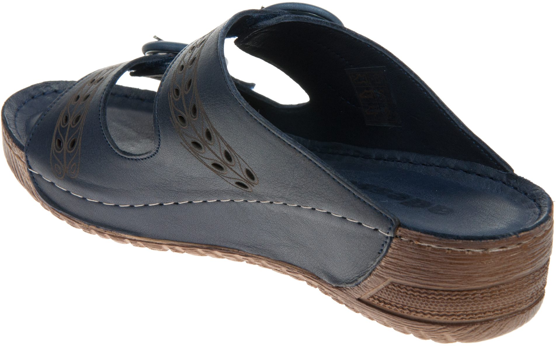 Adesso Juno Navy A7185 - Mule Sandals - Humphries Shoes