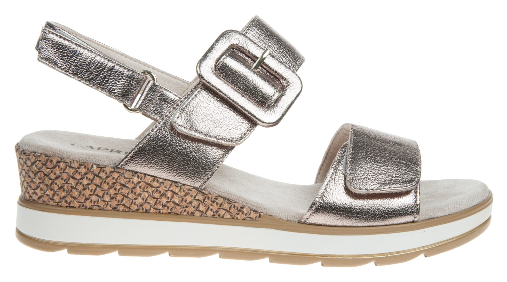 Caprice 28753-42 Bernadette Taupe Metallic 28753-42 341 - Full Sandals ...