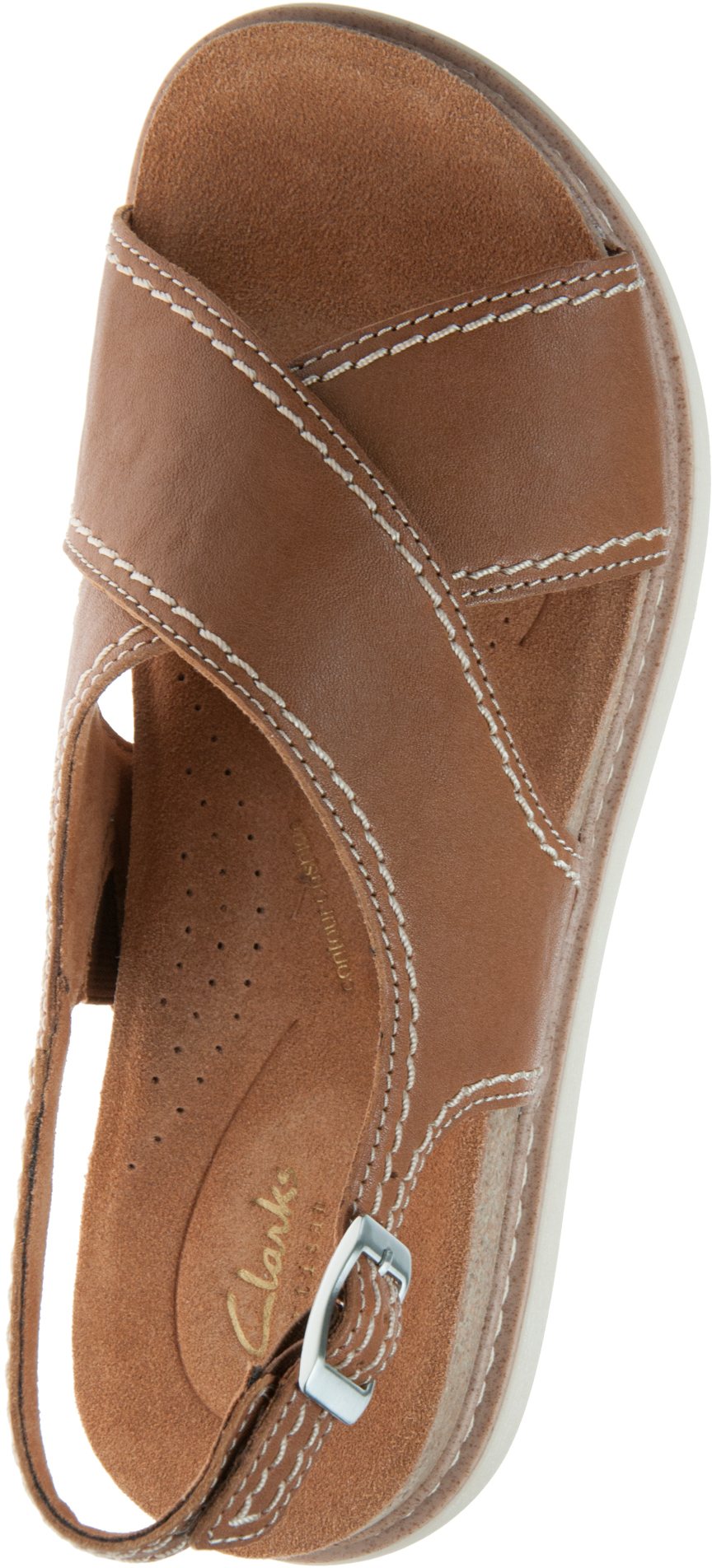 Clarks Arwell Sling Tan Leather 26177587 - Full Sandals - Humphries Shoes