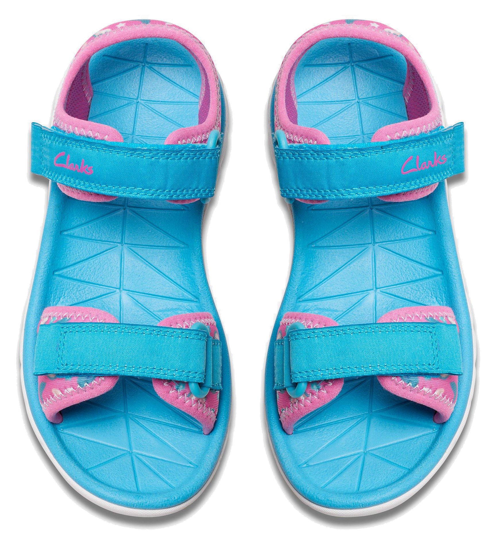 Clarks Surfing Tide Kid Hot Pink Multi 26176689 - Girls Sandals ...