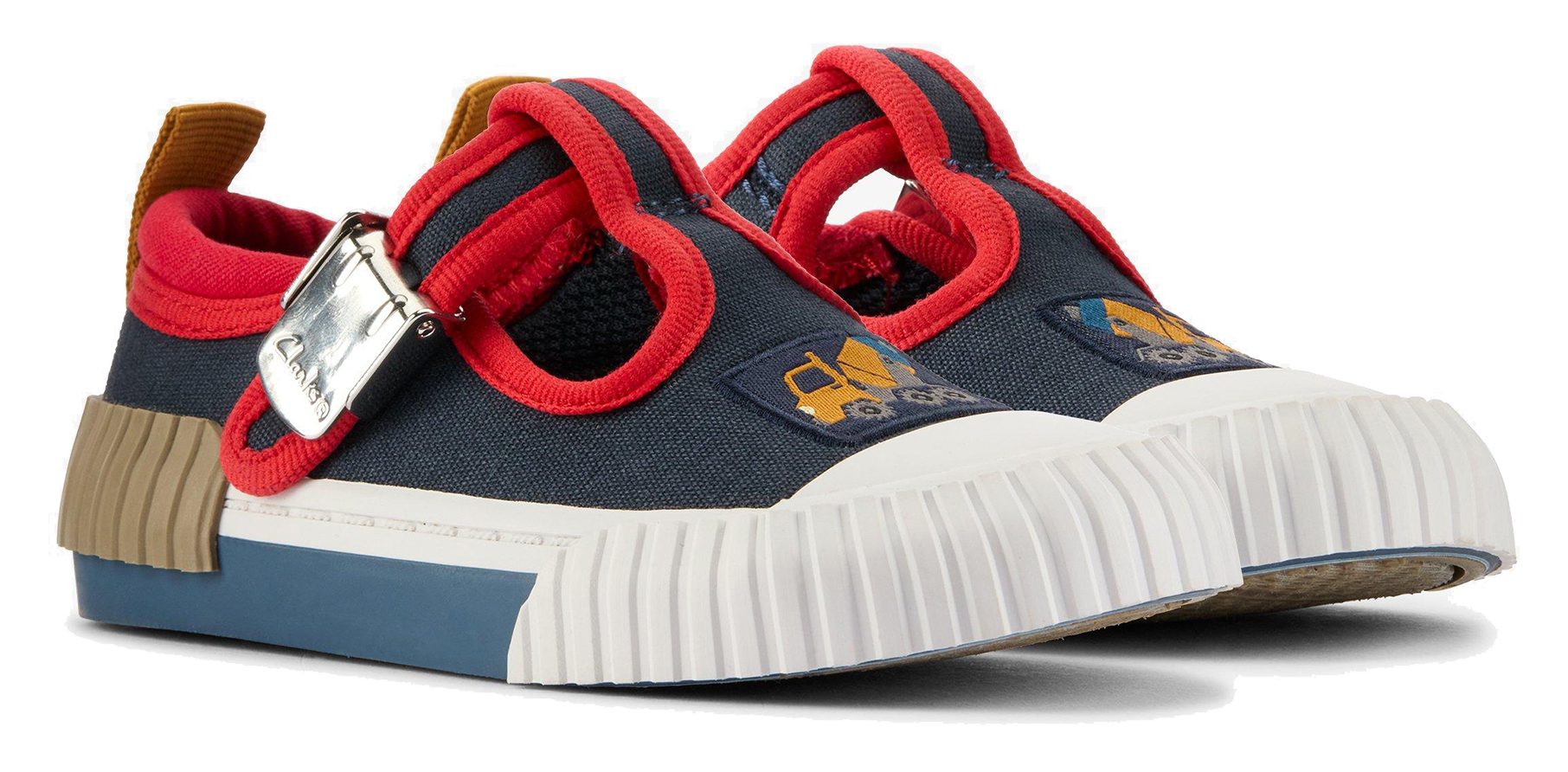 Clarks Foxing Beep Toddler Navy 26176454 - Boys Shoes - Humphries Shoes