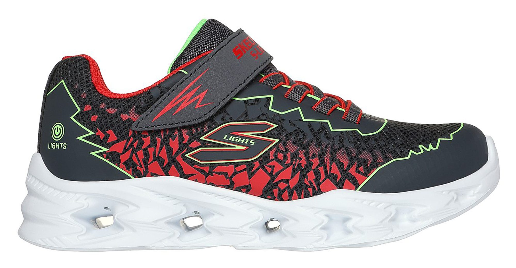 Skechers Vortex 2.0 - Zorento Charcoal / Lime 400603L CCLM - Boys Shoes ...