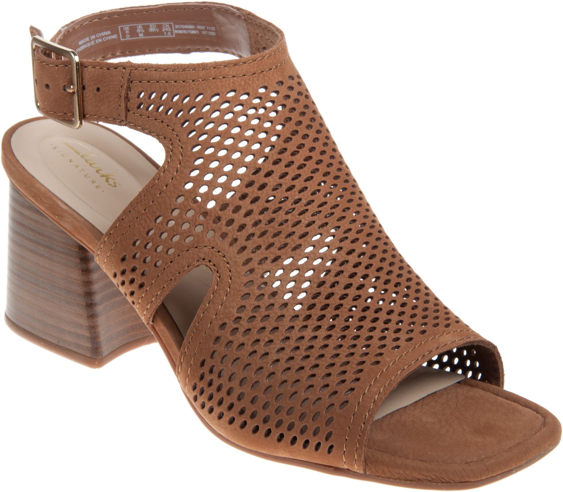 Clarks Siara65 Flow Tan Nubuck 26176346 - Everyday Shoes - Humphries Shoes