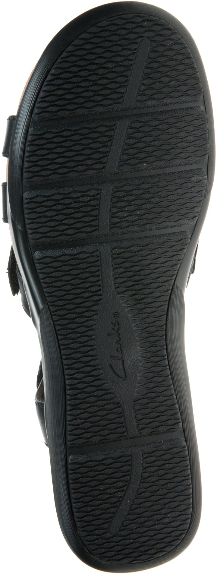 Clarks Kitly Go Black Leather 26170984 - Full Sandals - Humphries Shoes