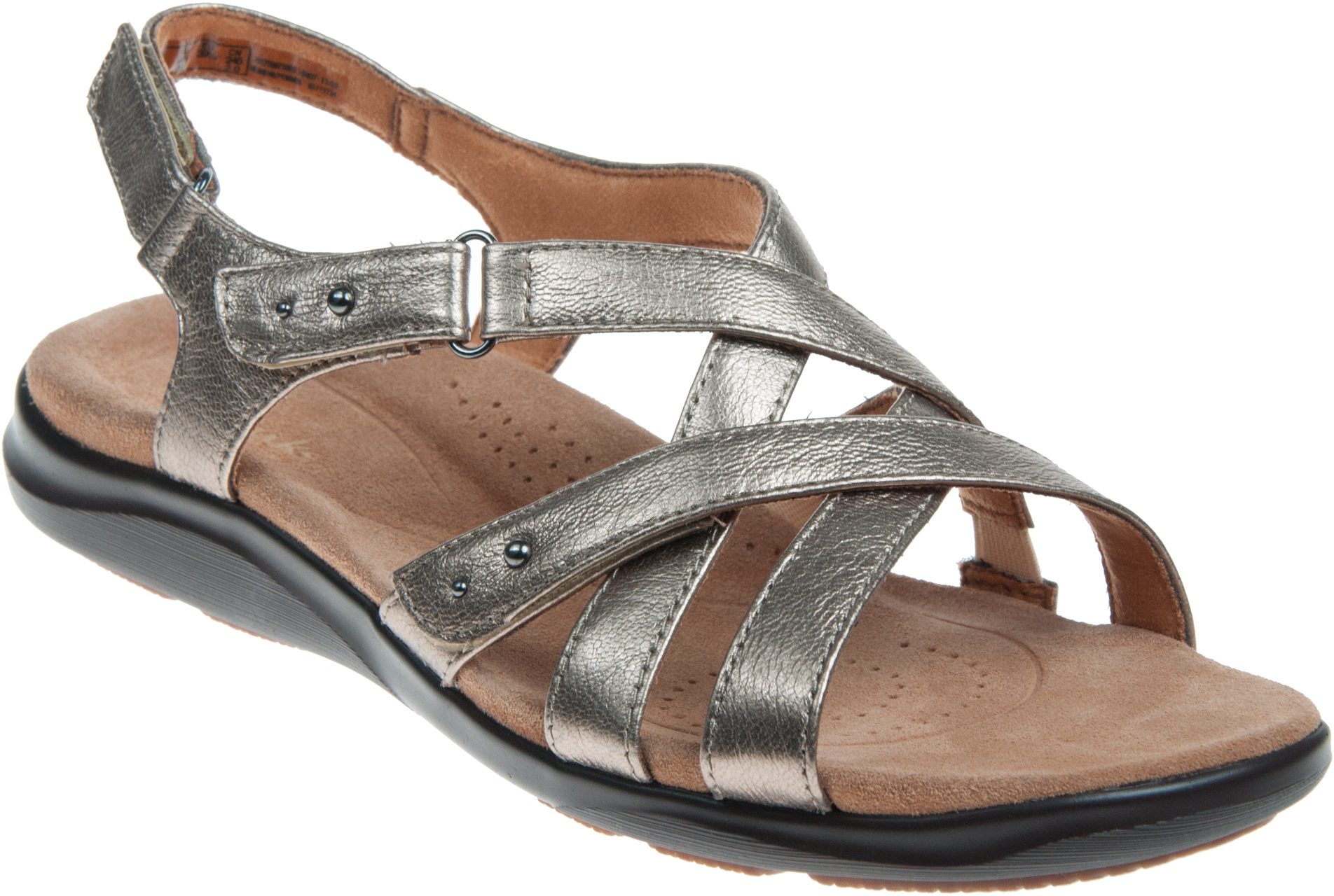 Clarks Kitly Go Metallic 26170987 - Full Sandals - Humphries Shoes