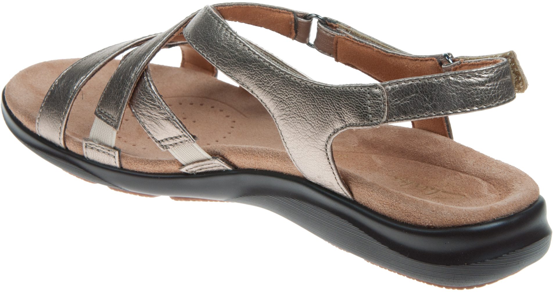Clarks Kitly Go Metallic 26170987 - Full Sandals - Humphries Shoes