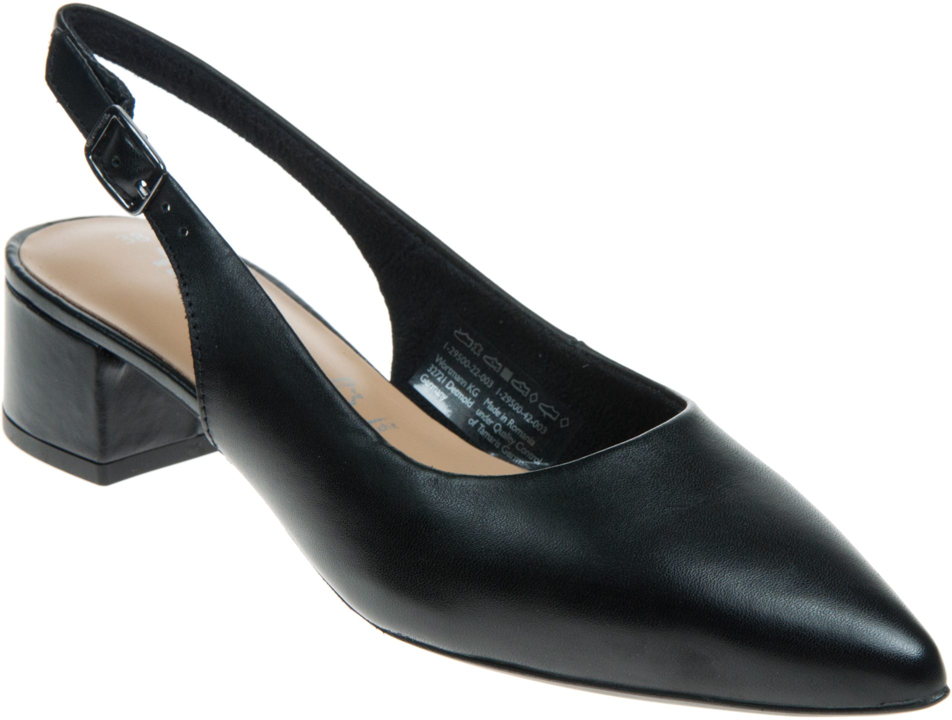 Tamaris 29500-42 Black Leather 29500-42 003 - Everyday Shoes ...