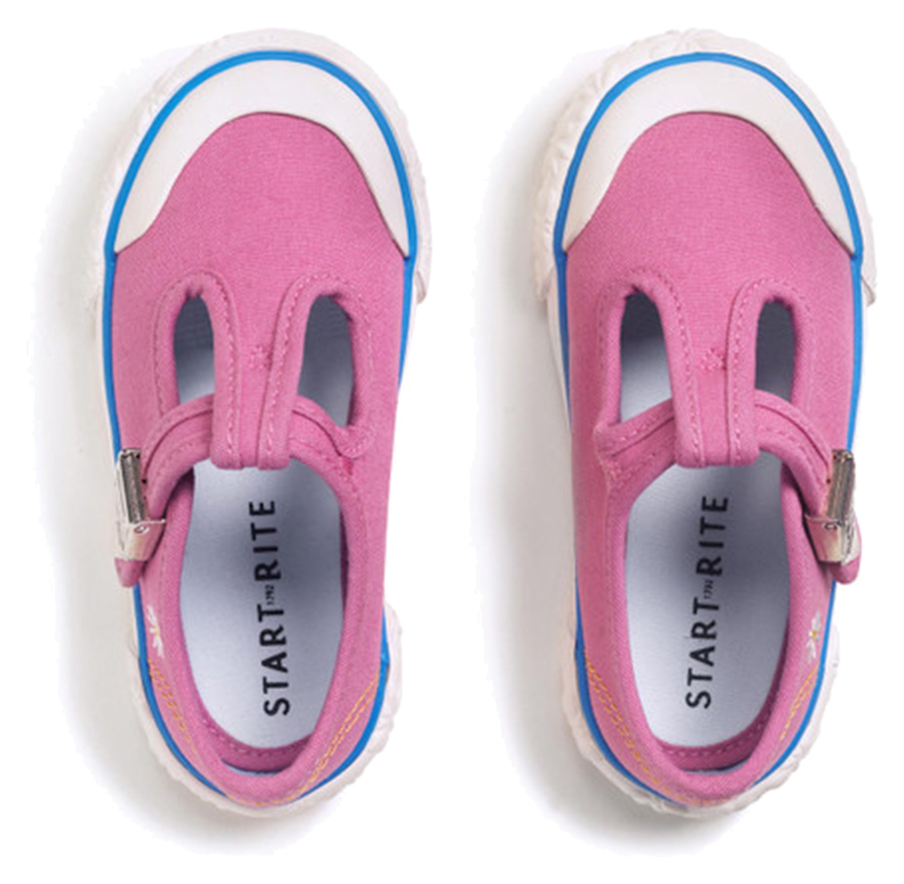 Start-Rite Anchor Pink Canvas 6172_6 - Girls Shoes - Humphries Shoes