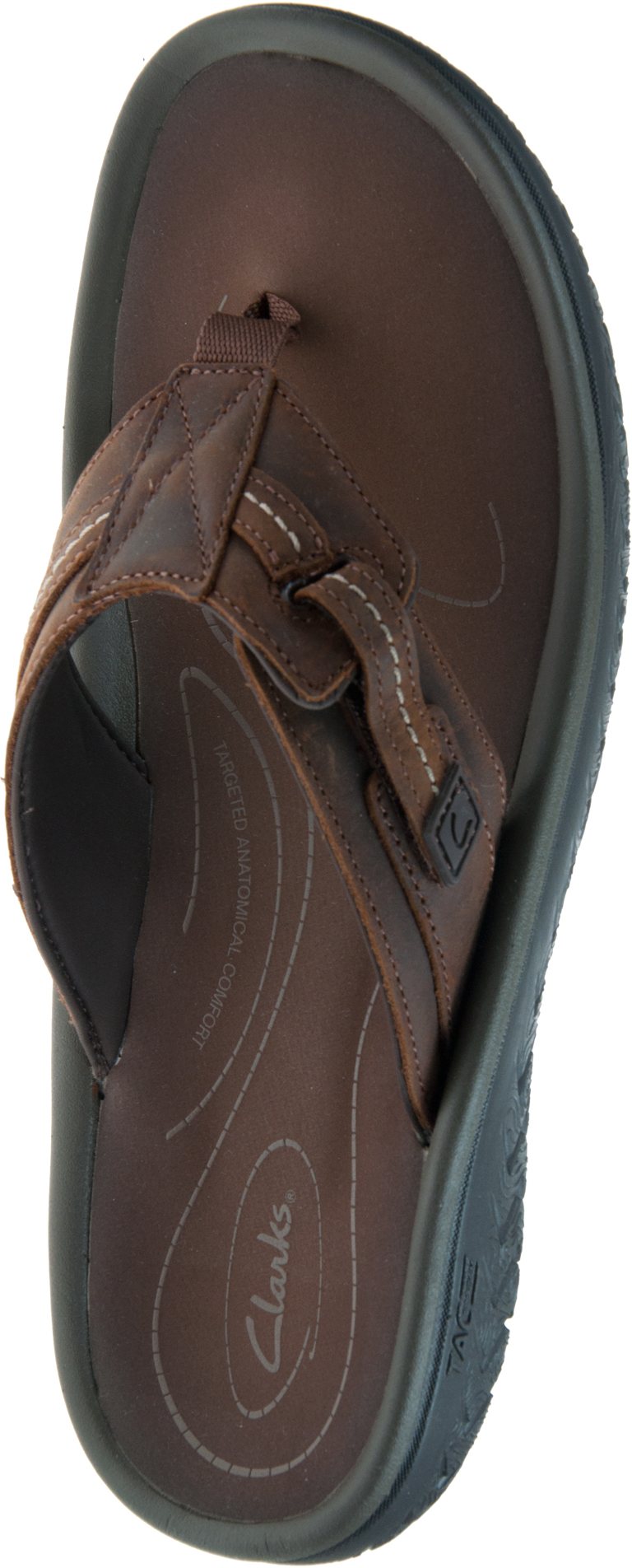 Clarks Wesley Sun Beeswax Leather 26176987 - Toe Post Sandals ...