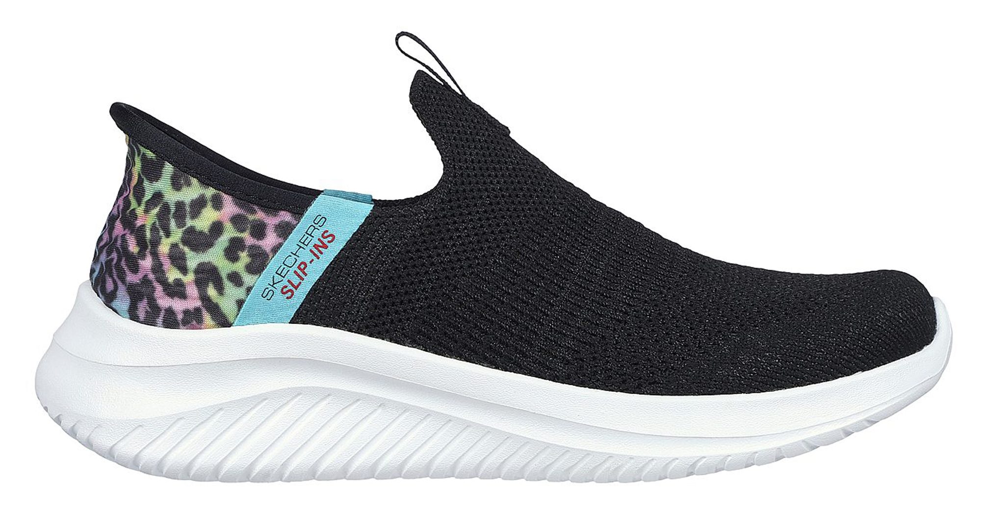 Skechers Slip-ins - Ultra Flex 3.0 - Colory Wild Black / Multi 303801L BKMT - Girls Shoes ...