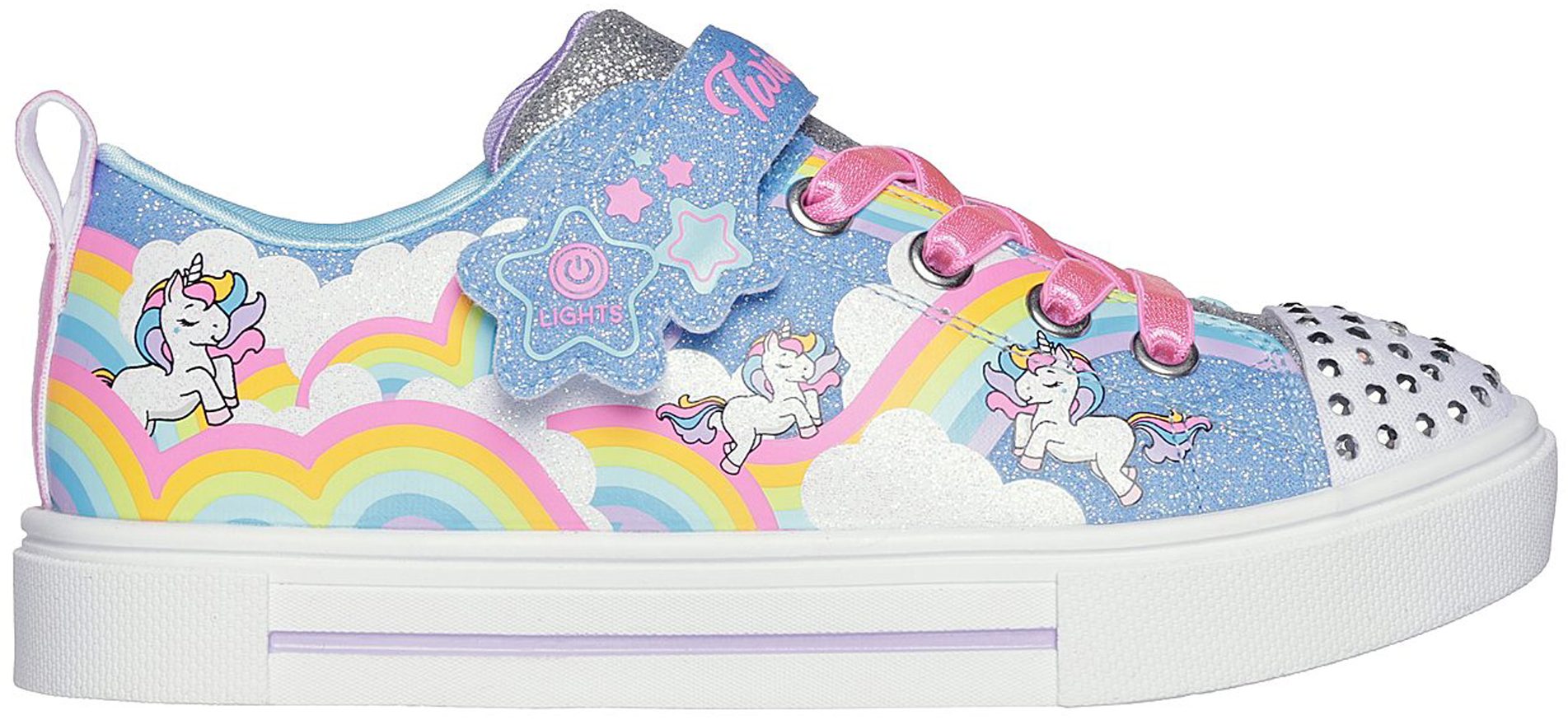 Skechers Twinkle Toes - Jumpin Clouds Blue / Multi 314809L BLMT - Girls ...