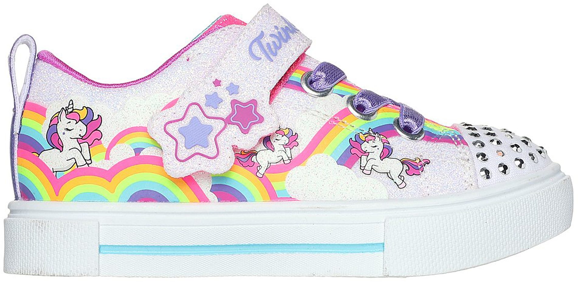 Skechers Twinkle Toes - Jumpin Clouds White / Multi 314809N WMLT ...