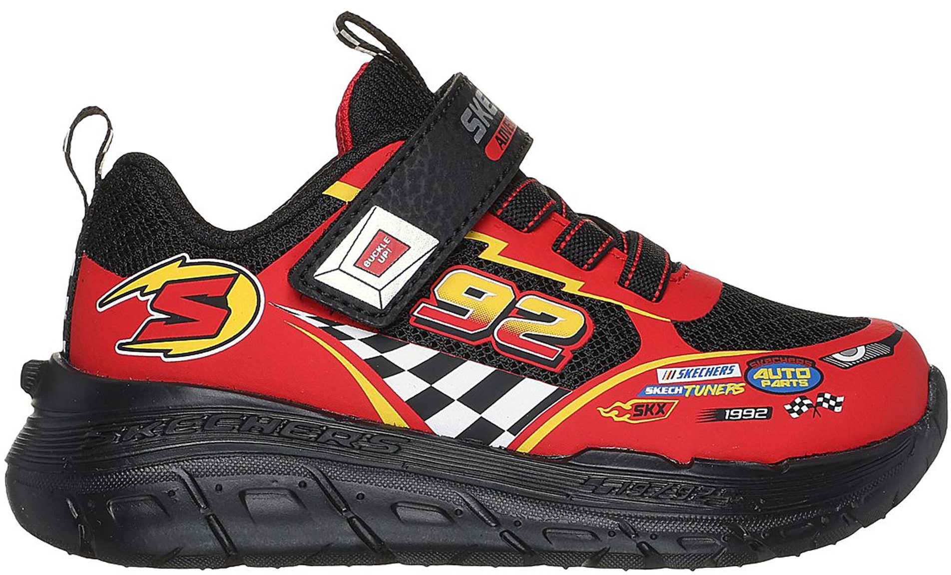 Skechers Skech Tracks Black / Red 402303N BKRD - Boys Shoes - Humphries ...