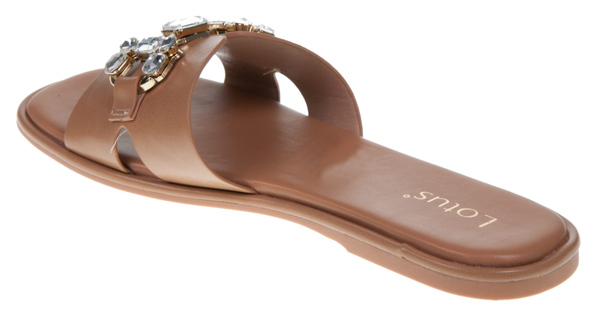 Lotus Fano Tan ULP307 LT - Mule Sandals - Humphries Shoes