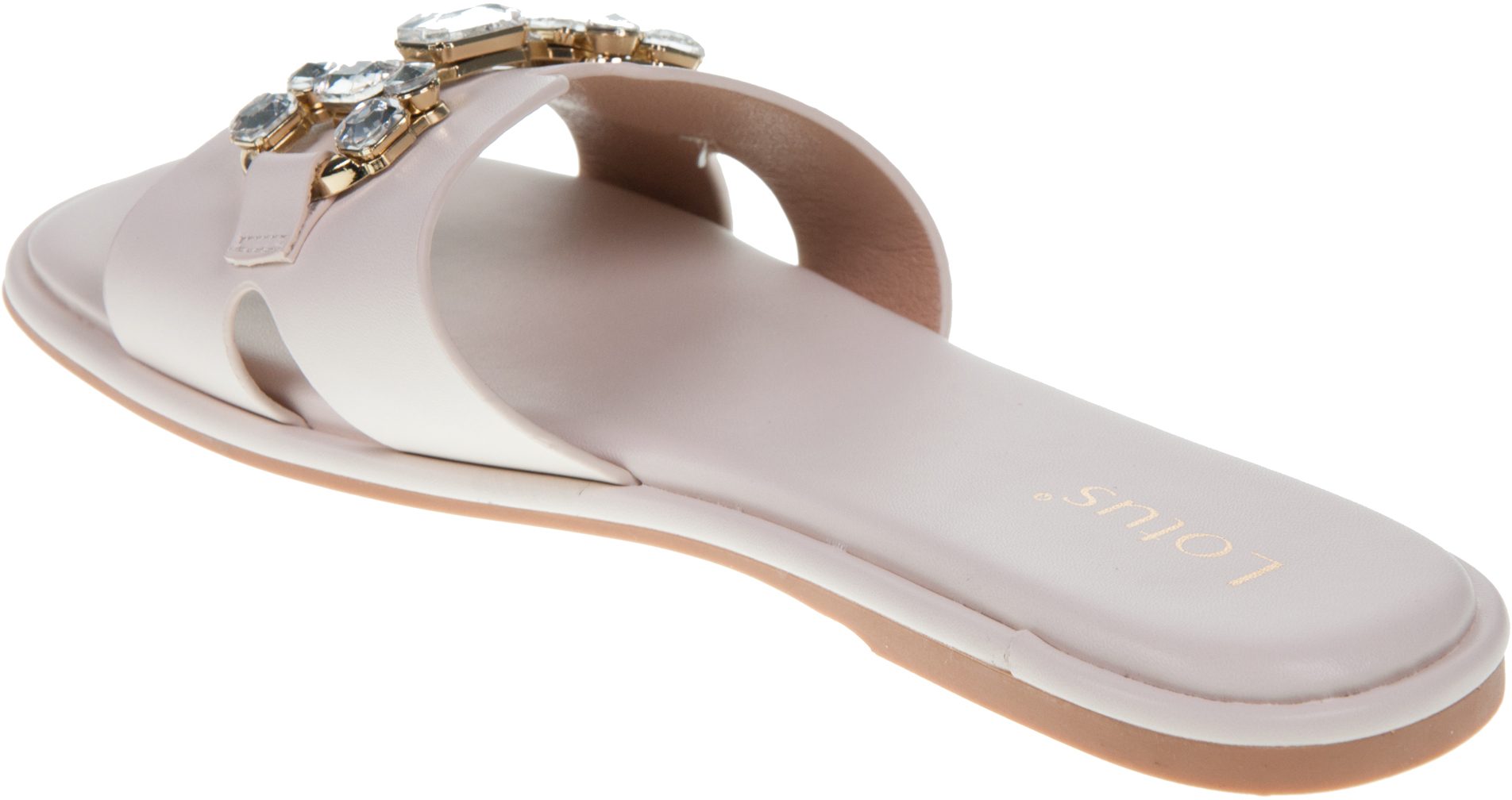 Lotus Fano White ULP307 WW - Mule Sandals - Humphries Shoes