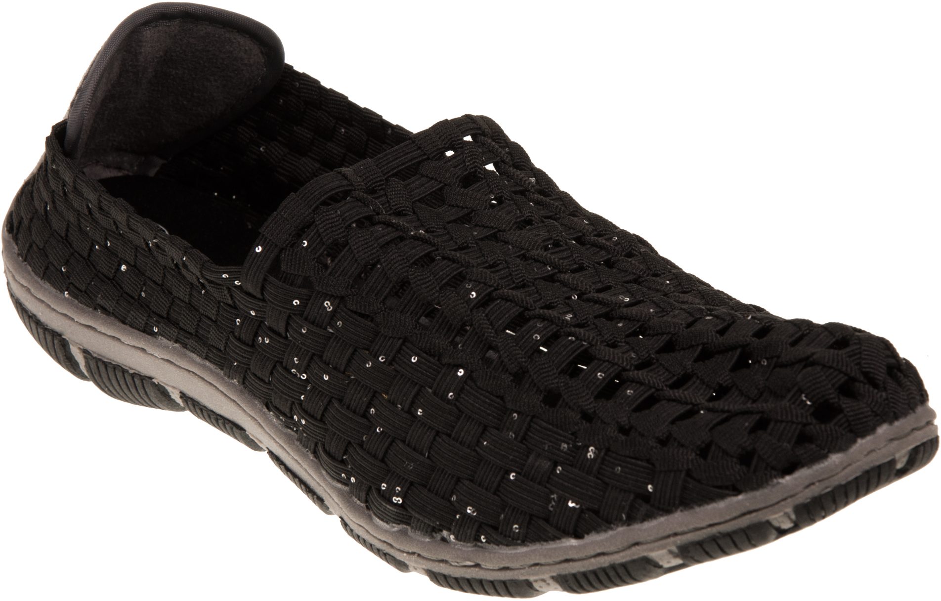 Adesso Layla Black Sparkle A7386 - Everyday Shoes - Humphries Shoes