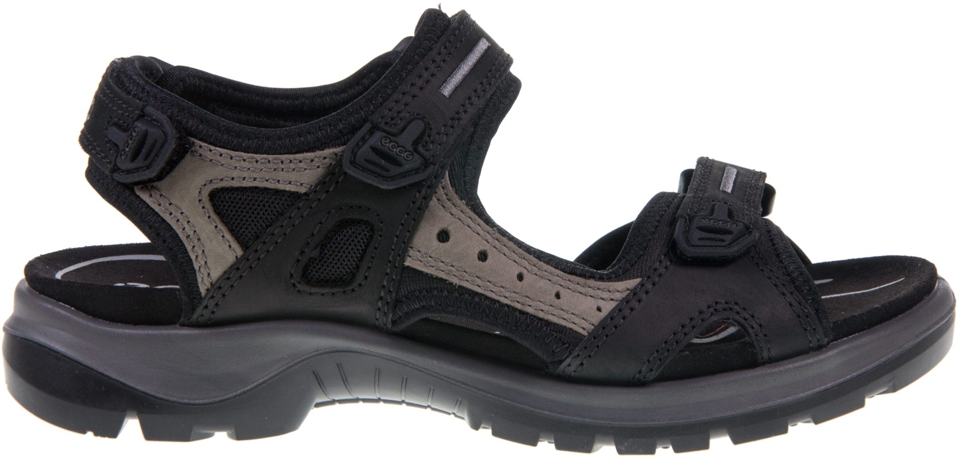 Ecco Offroad 63 Black / Mole 069563 50034 - Full Sandals - Humphries Shoes