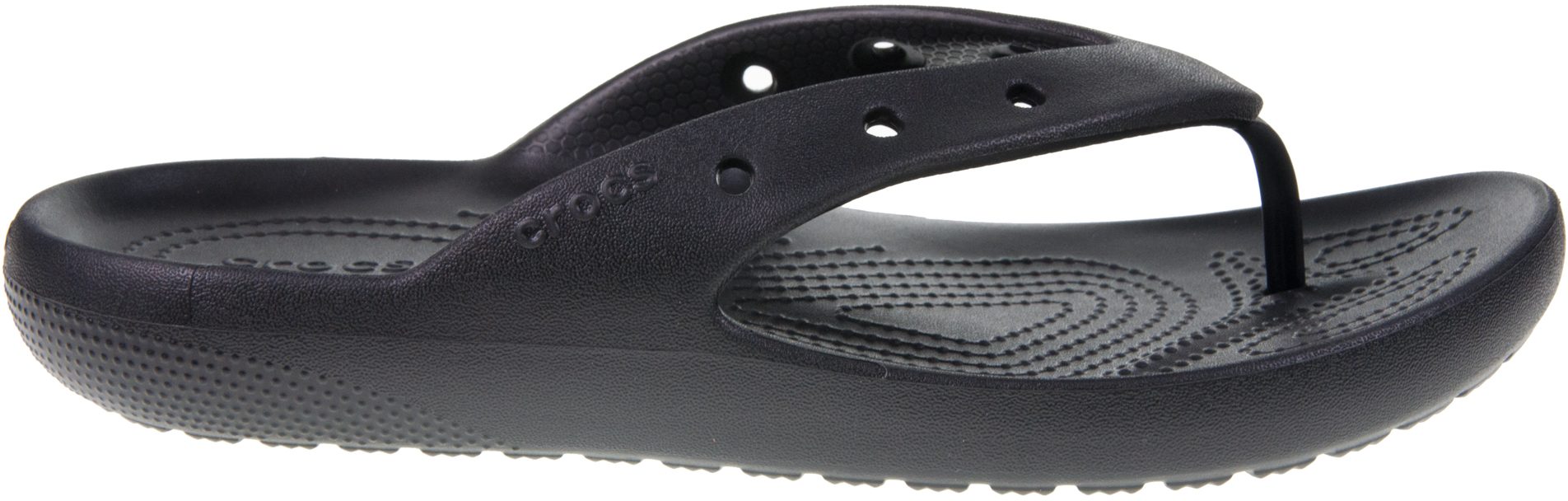 Crocs Classic Flip V2 Black 209402-001 - Toe Post Sandals - Humphries Shoes