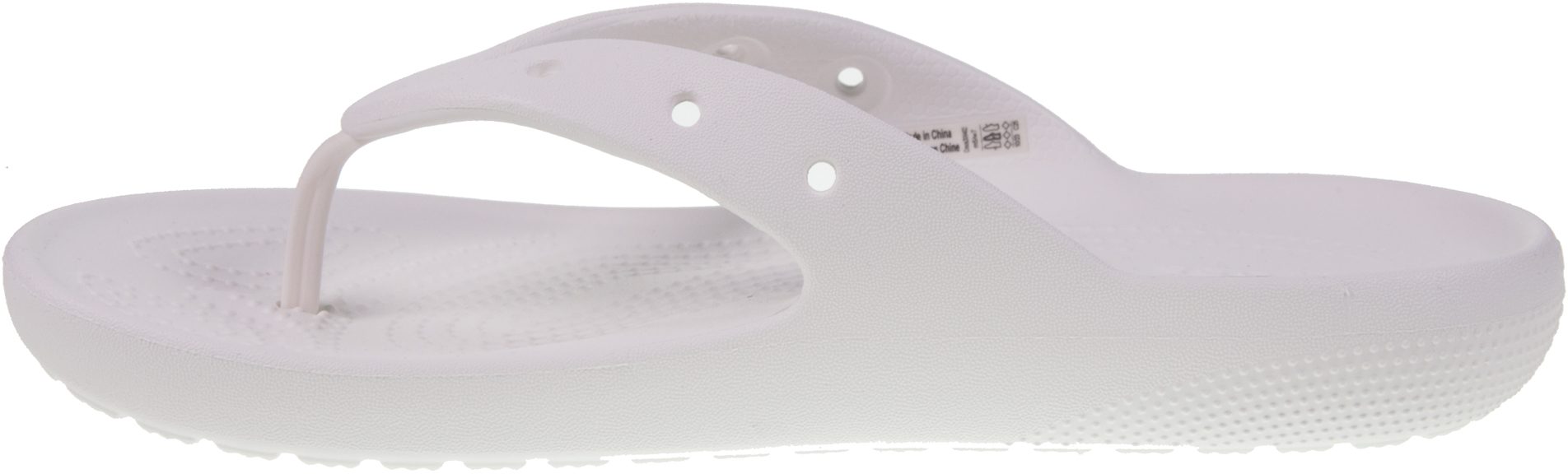 Crocs Classic Flip V2 White 209402-100 - Toe Post Sandals - Humphries Shoes