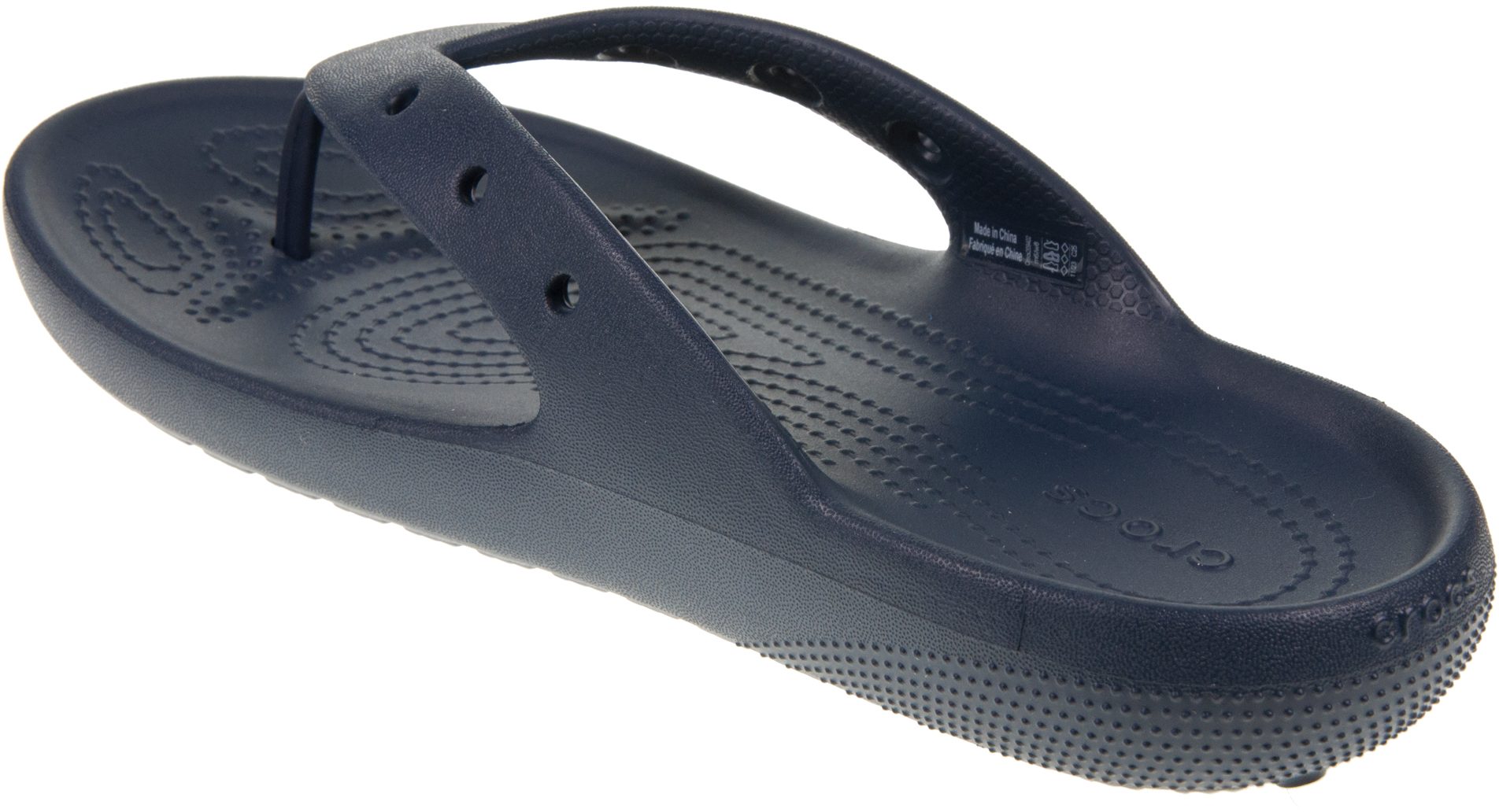 Crocs Classic Flip V2 Navy 209402-410 - Toe Post Sandals - Humphries Shoes