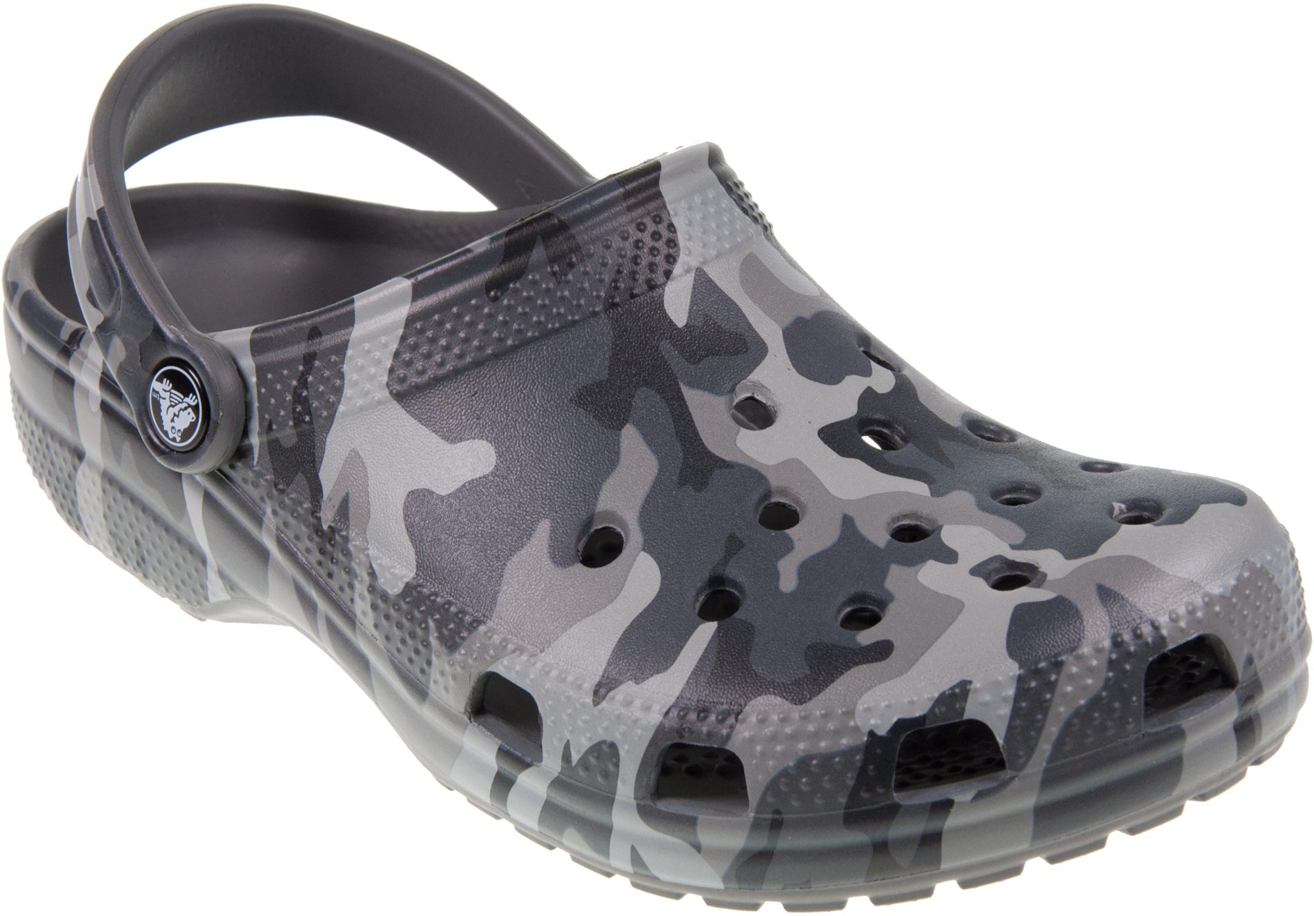 Crocs Printed Camo Clog Slate Grey / Multi 206454-0IE - Casual Shoes ...