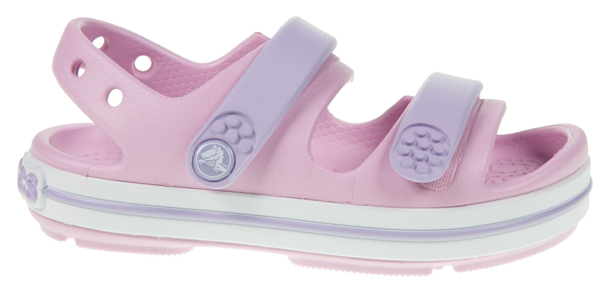 Crocs Crocband Cruiser Sandal Toddler Ballerina Pink / Lavender 209424 ...