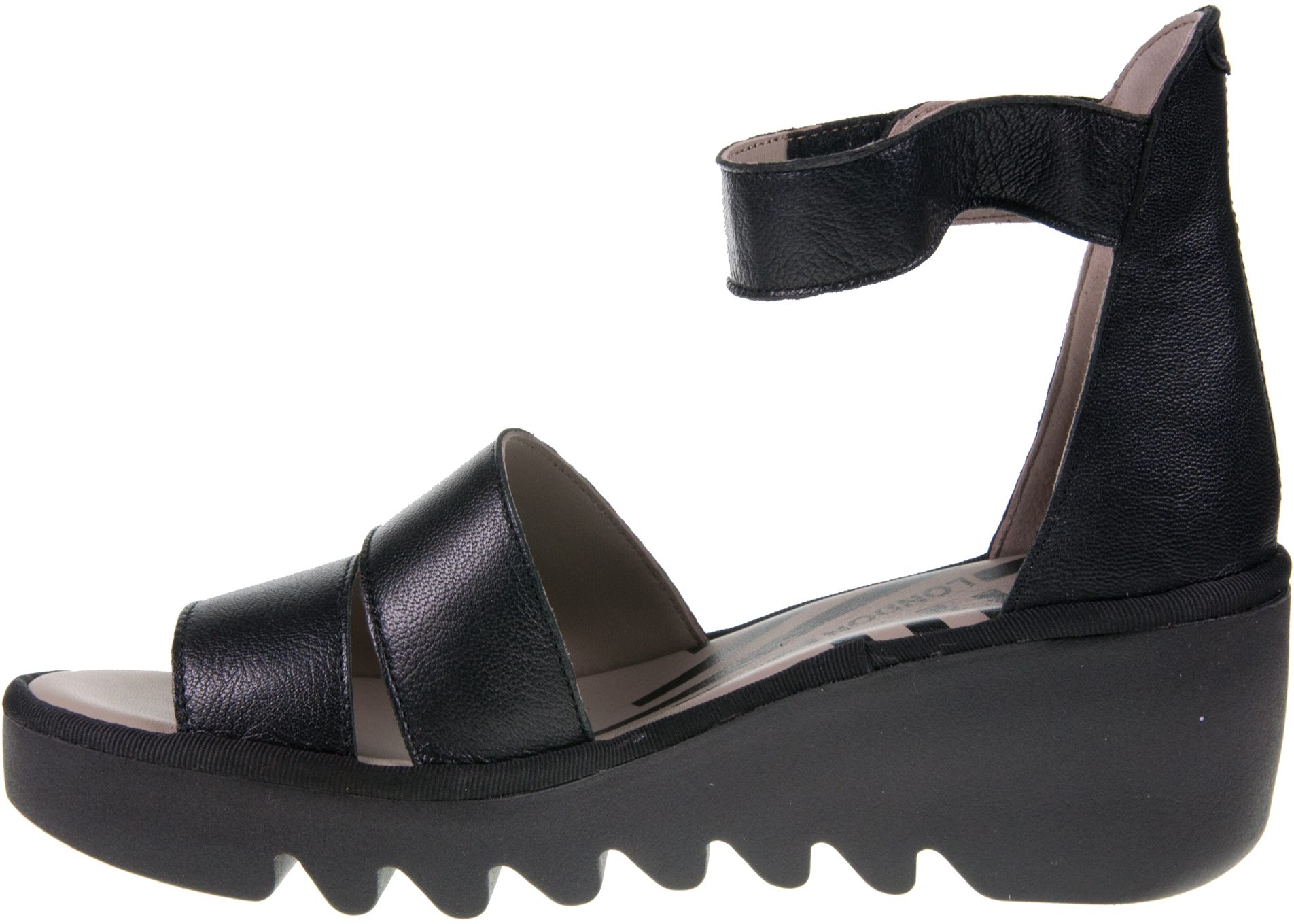 Fly London Bono 290 Black P501290007 - Full Sandals - Humphries Shoes