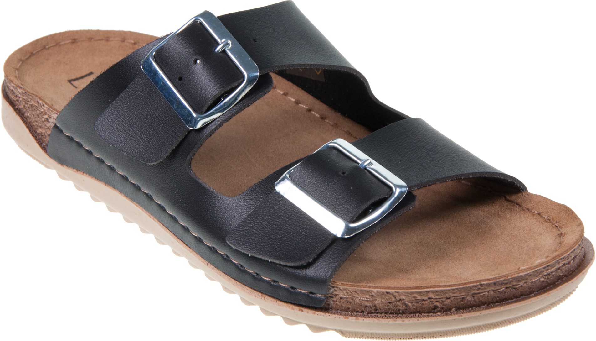 Lotus Sirmione Black ULP296 BB - Mule Sandals - Humphries Shoes