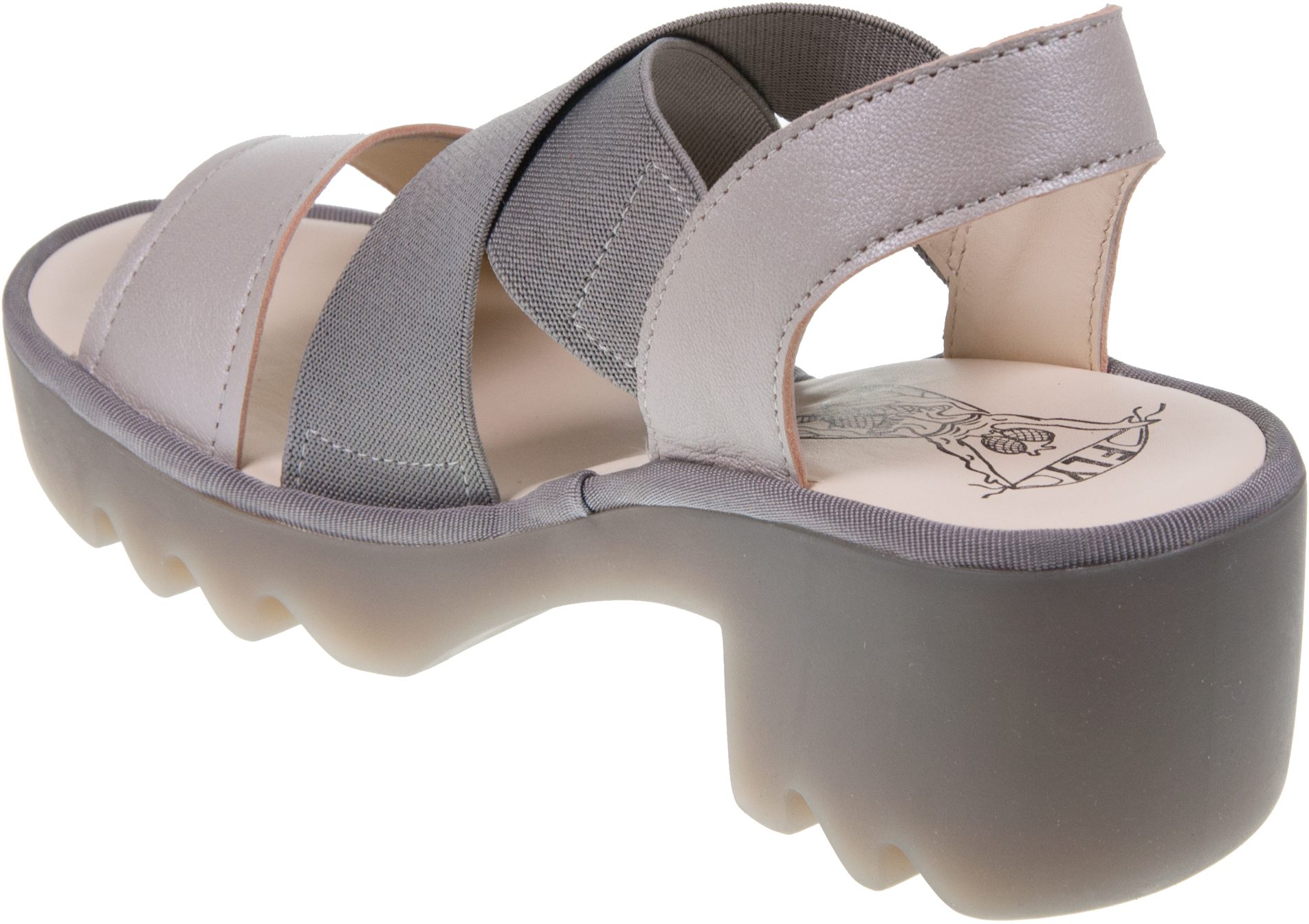 Fly London Taji 502 Fly Silver P501502004 - Full Sandals - Humphries Shoes