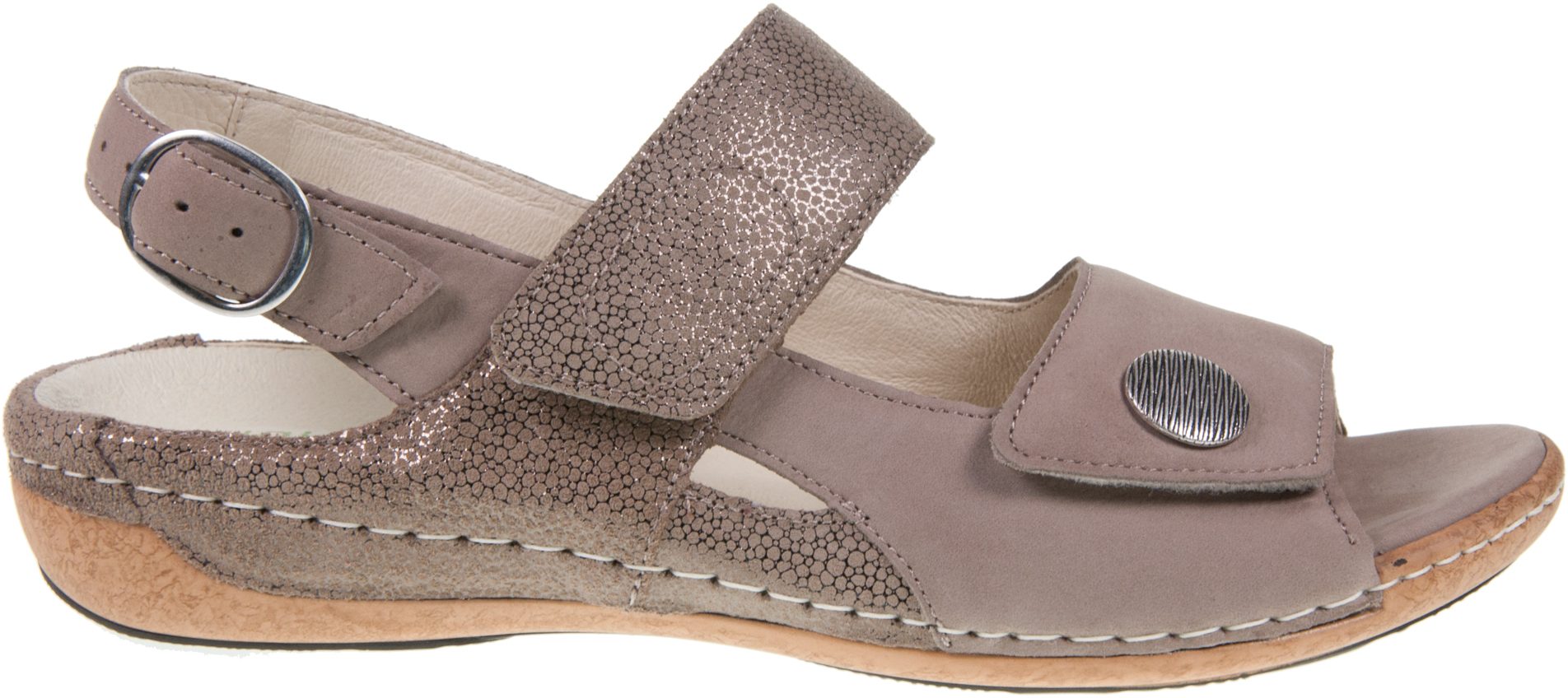 Waldlaufer Heliett Beige Storm 342002 209 060 - Full Sandals ...