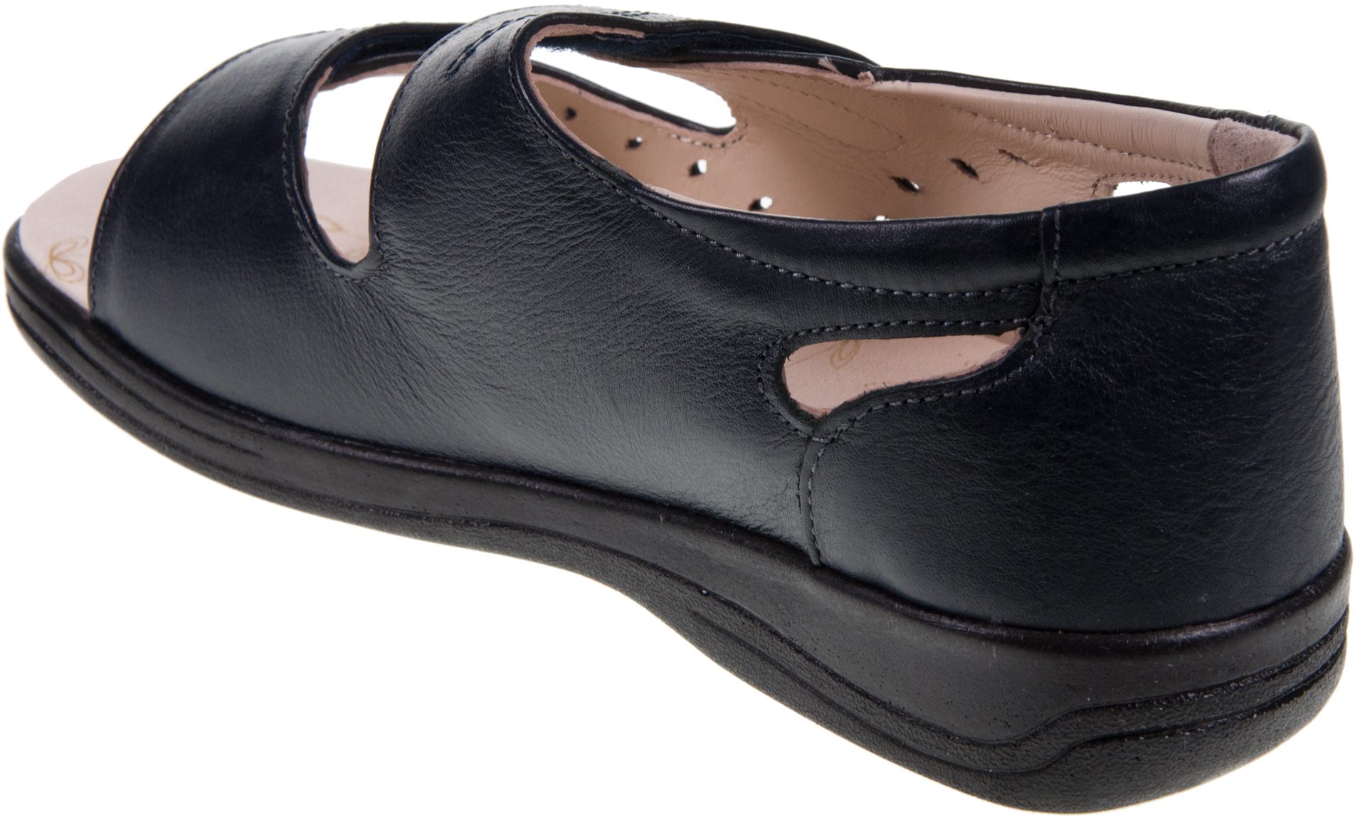 Padders Heatwave Navy Leather 766/4001 - Full Sandals - Humphries Shoes
