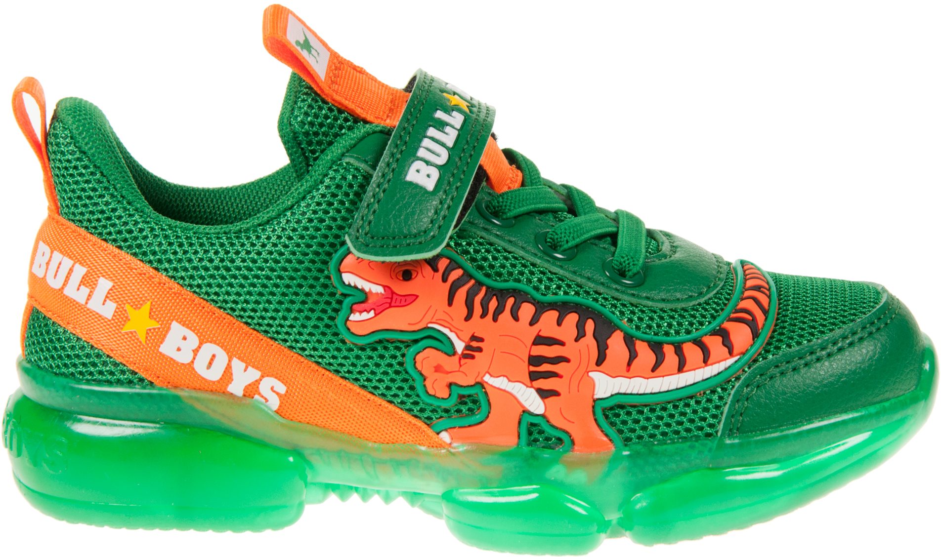 Bull Boys T-Rex Green AL2130 - Boys Shoes - Humphries Shoes