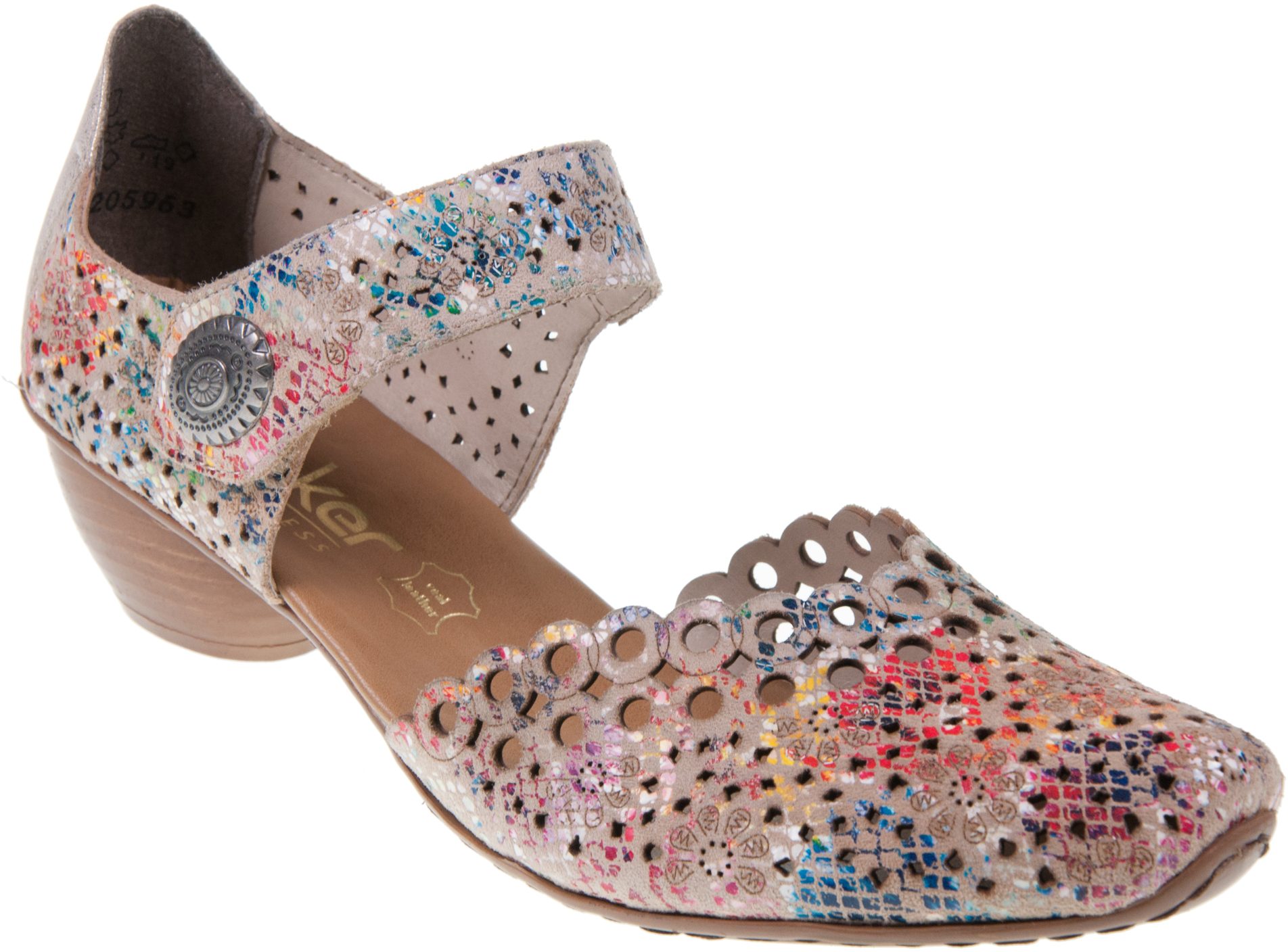 Rieker 43753 Beige-Multi 43753-91 - Everyday Shoes - Humphries Shoes
