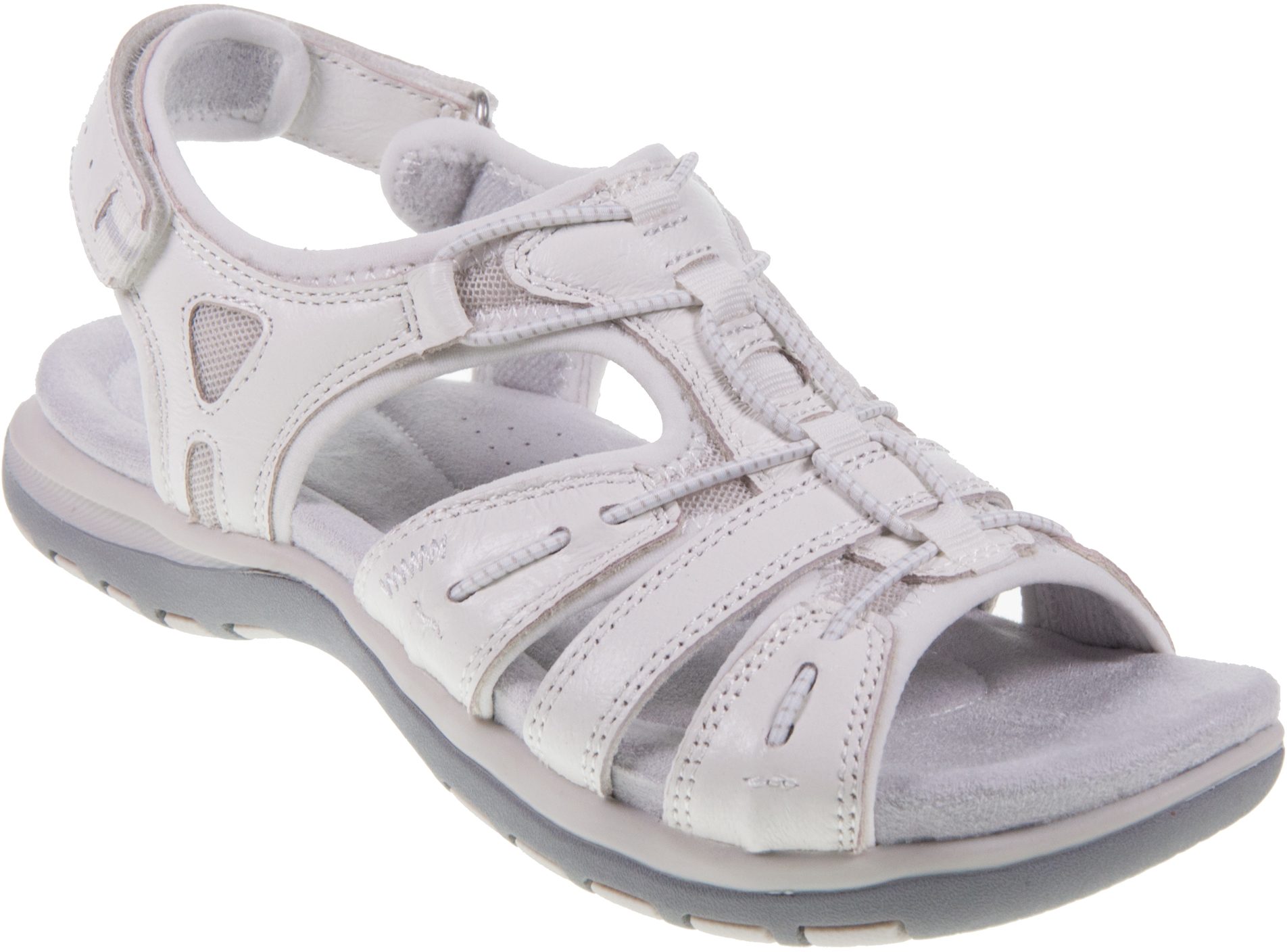Free Spirit Fairmont 2 White Leather 41059 - Full Sandals - Humphries Shoes