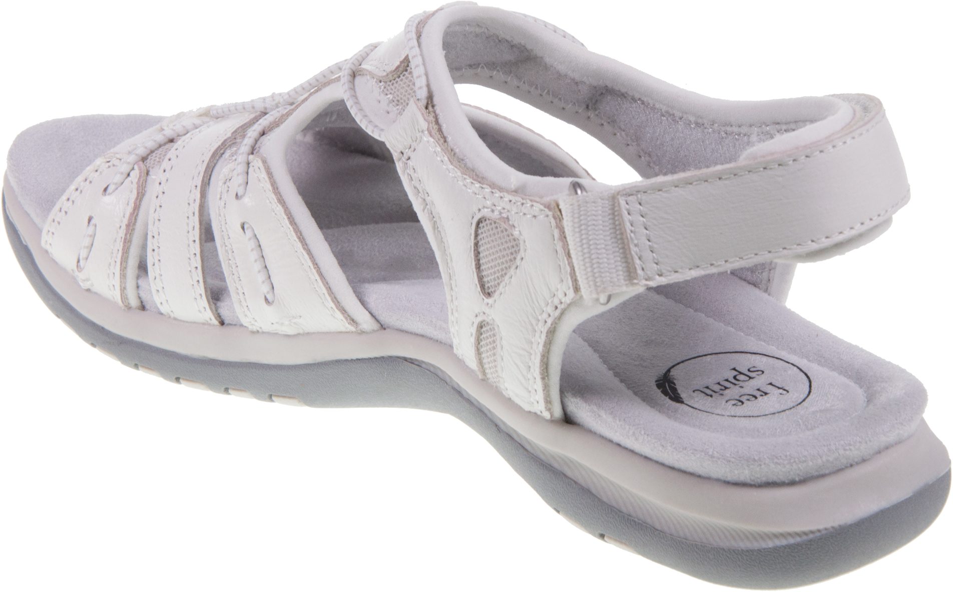 Free Spirit Fairmont 2 White Leather 41059 - Full Sandals - Humphries Shoes