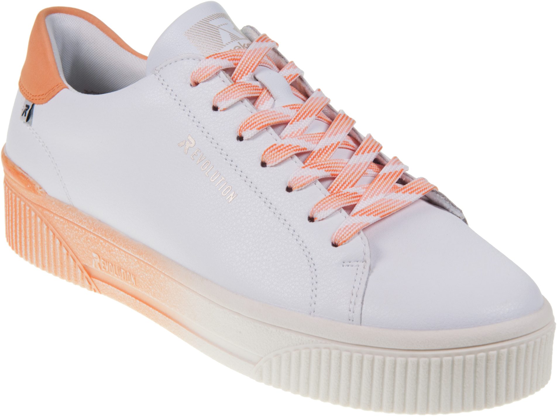 Rieker W0704 Adora White / Salmon W0704-81 - Everyday Shoes - Humphries ...