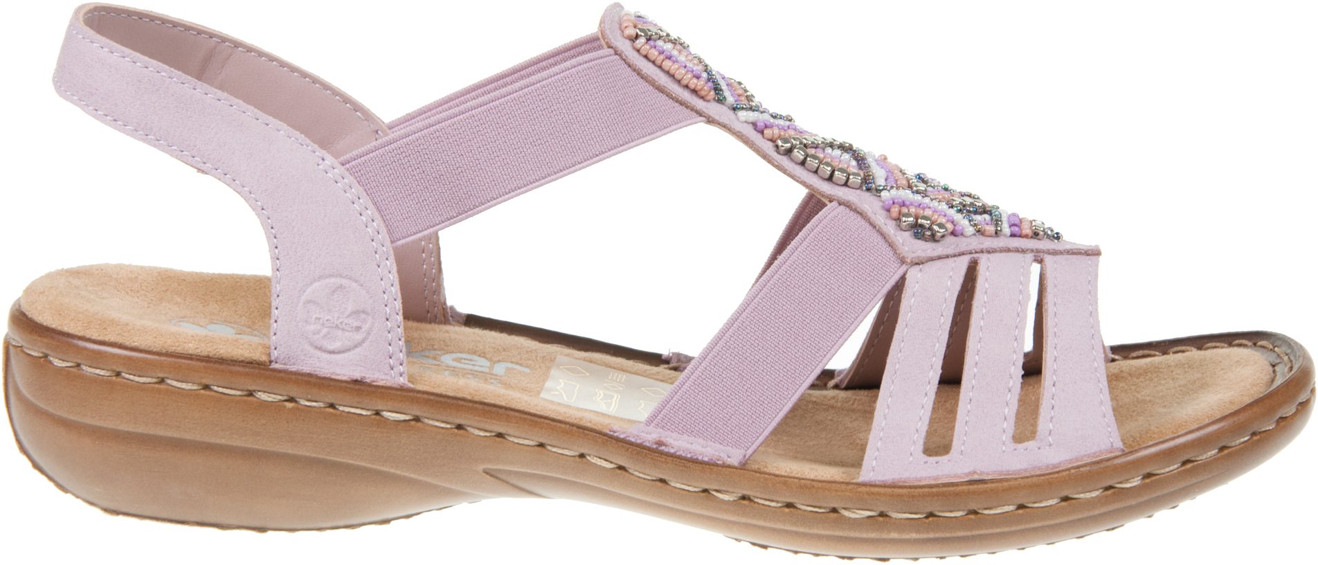 Rieker 60801 Regina Lilac 60801-30 - Full Sandals - Humphries Shoes