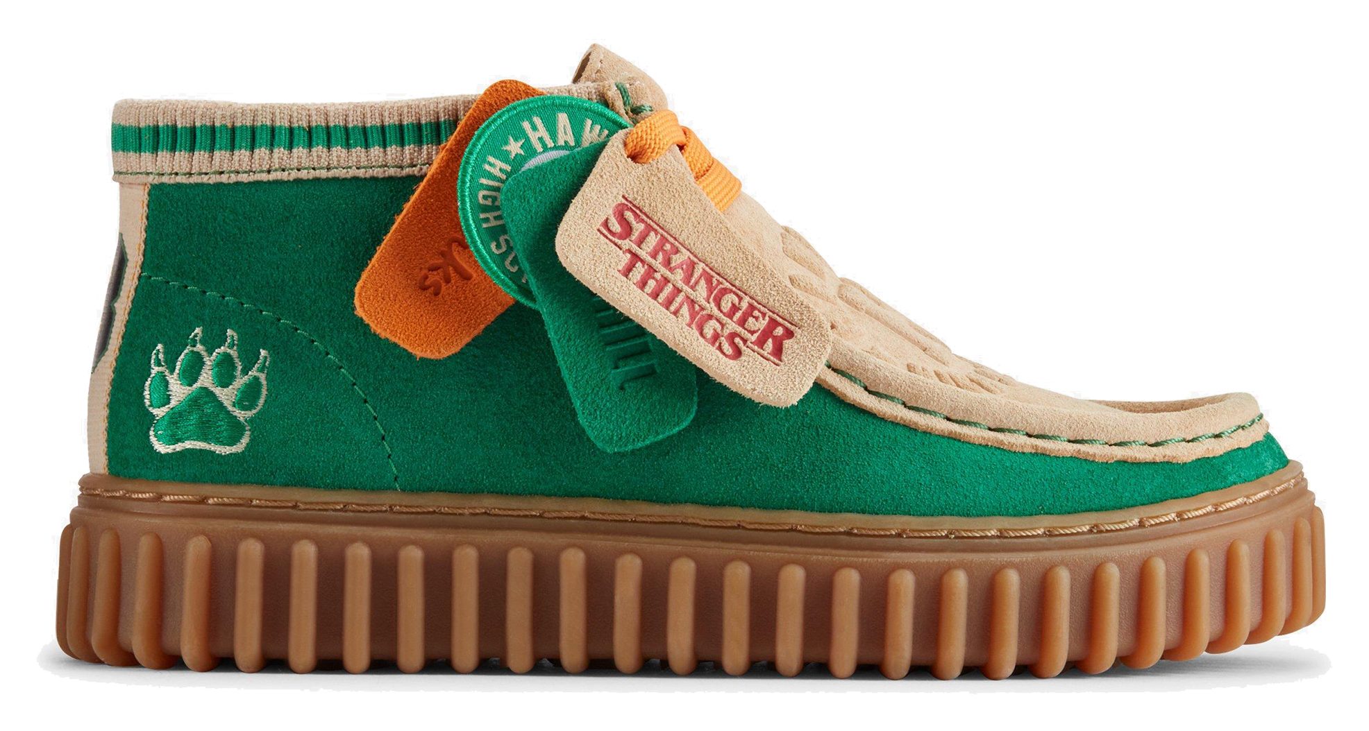 Clarks Stranger Things Tor Hill Older Green Combi 26180322 - Boys Boots ...