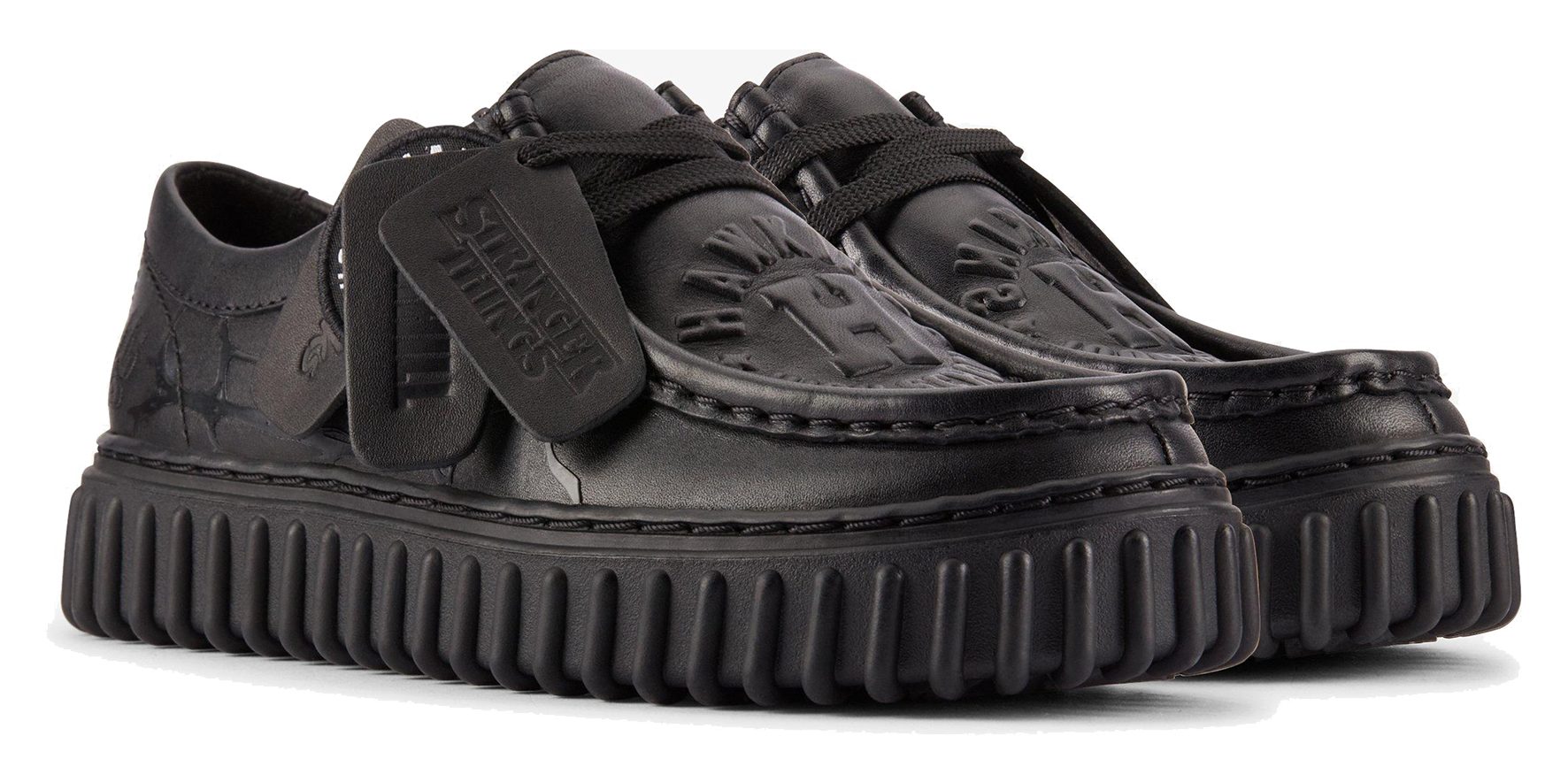 Clarks Stranger Things Tor Hill Lo Older Black 26180324 - Boys School ...