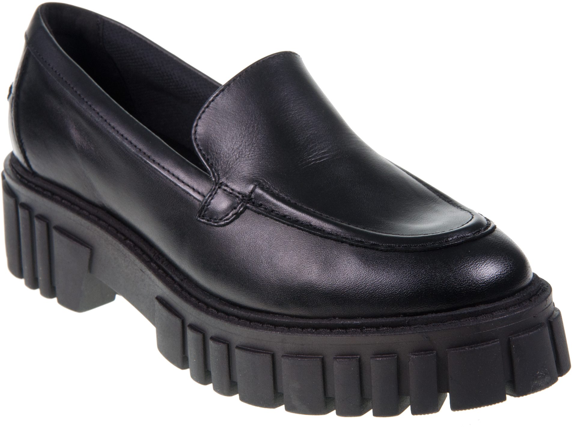 Clarks Page Loafer Black Leather 26178412 - Everyday Shoes - Humphries ...