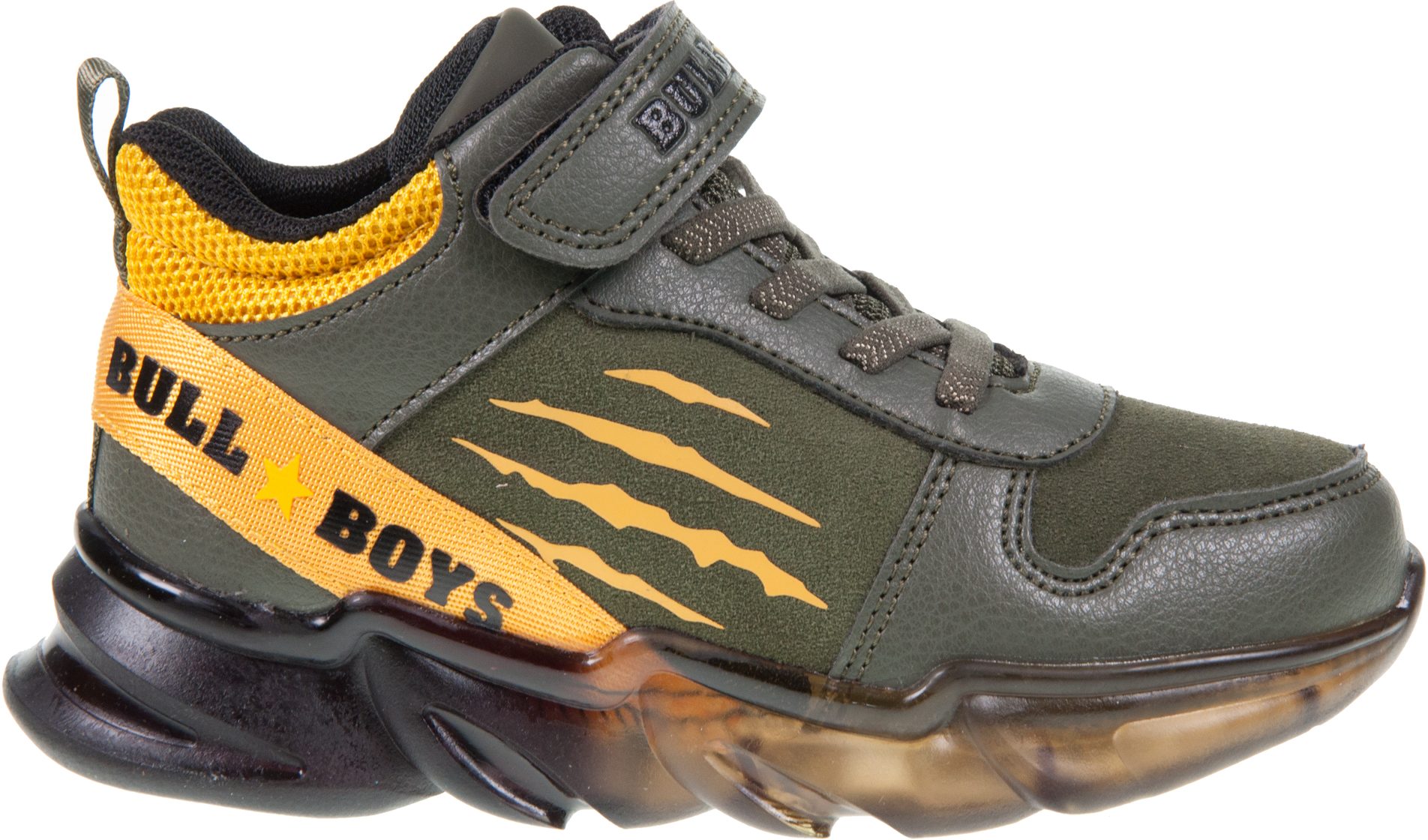 Bull Boys Dino Scratch Boot Dark Green AL3395 ES66 - Boys Shoes ...